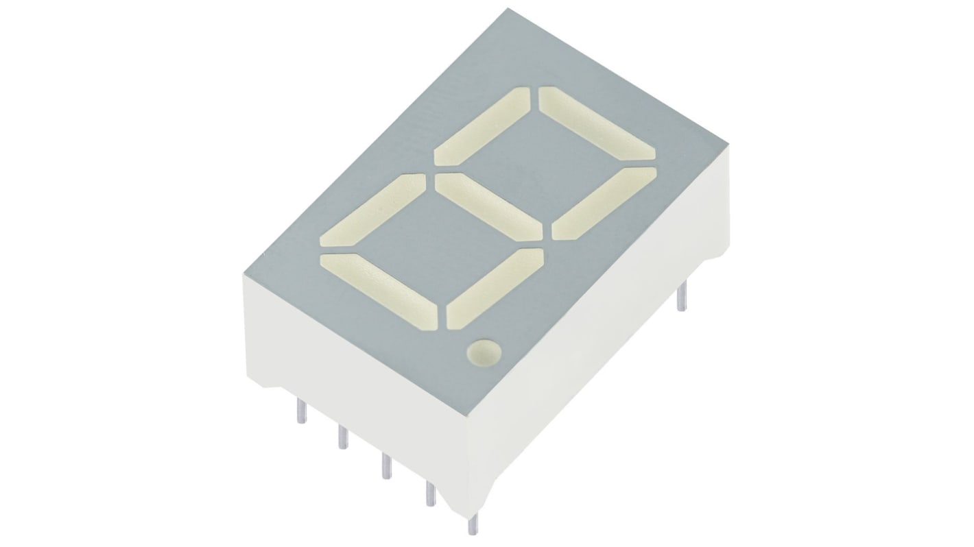SC56-21CGKWA Kingbright 7-Segment LED Display, CC Green 35 mcd RH DP 14 ...