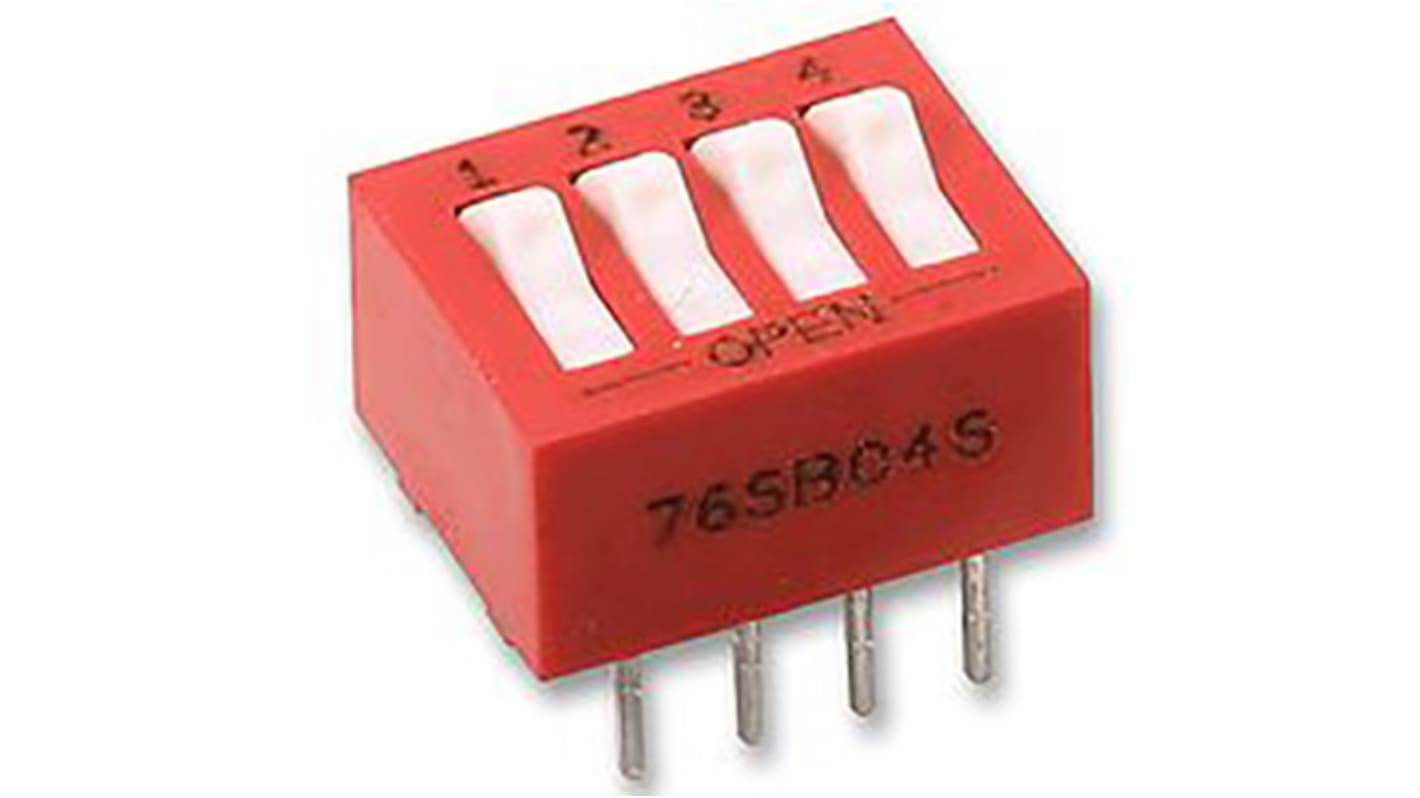 76SB04ST | Grayhill SPST Rocker Switch PCB | RS