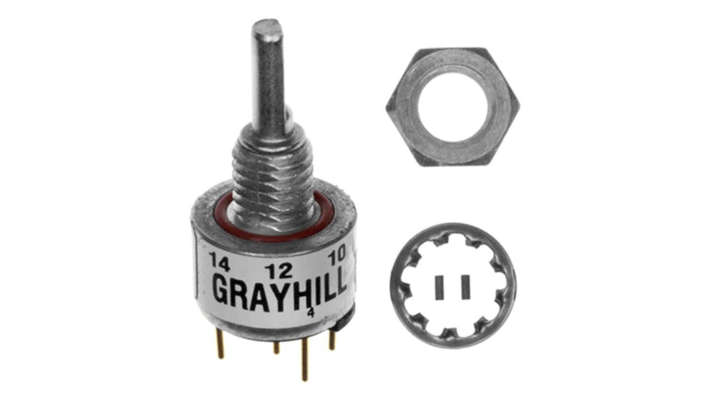 26GSD22-01-1-AJS | Grayhill Optical Encoder with a 3.18 mm Flat Shaft ...