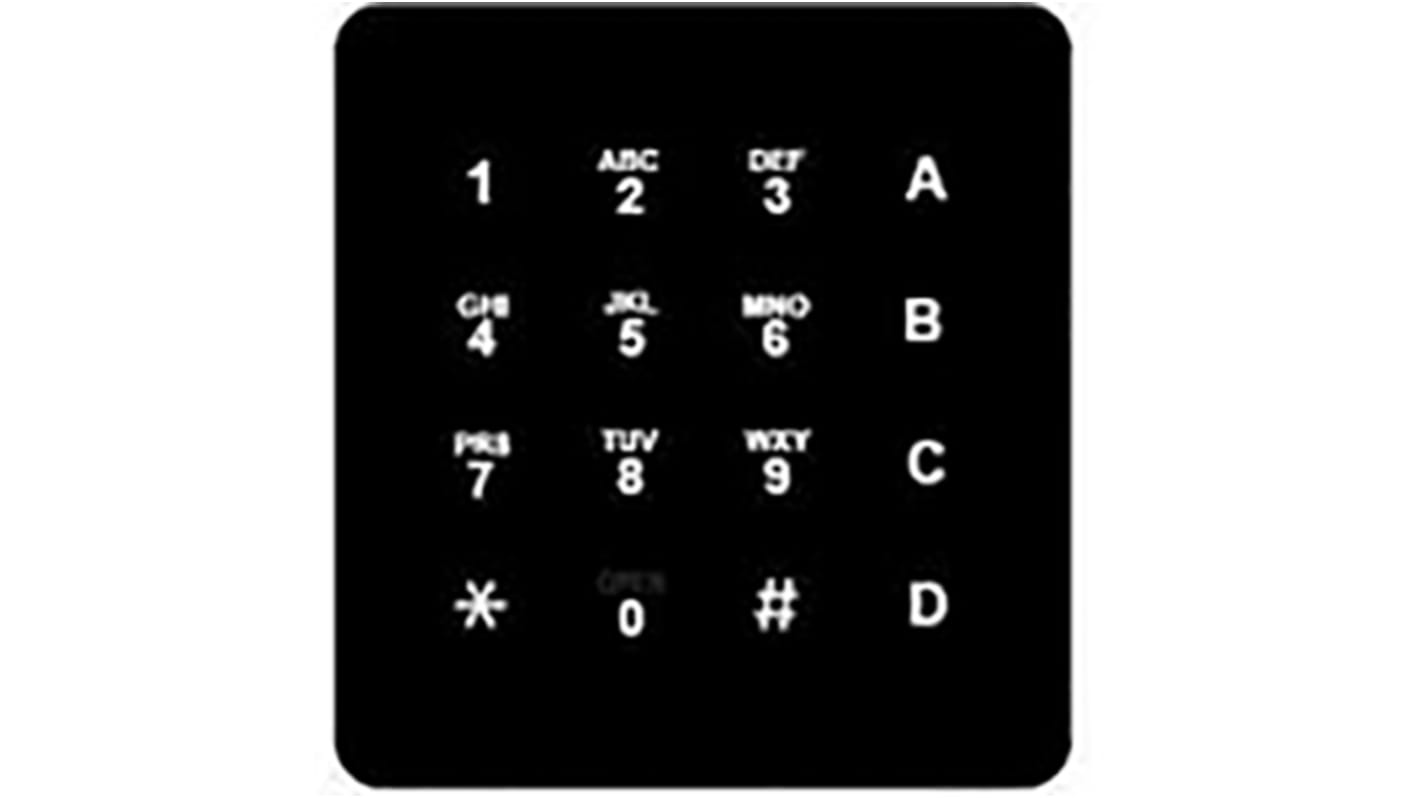 96BB2-056-F | Grayhill 16 Key ABS, Cycolac FR15 Keypad | RS