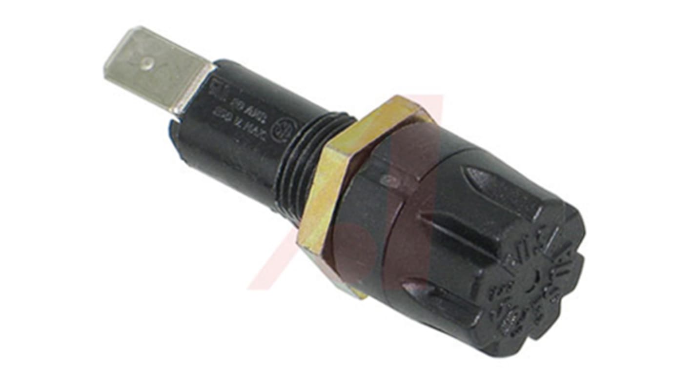 342838 | Littelfuse 20A Panel Mount Fuse Holder for 6.3 x 32mm Fuse, 1P ...