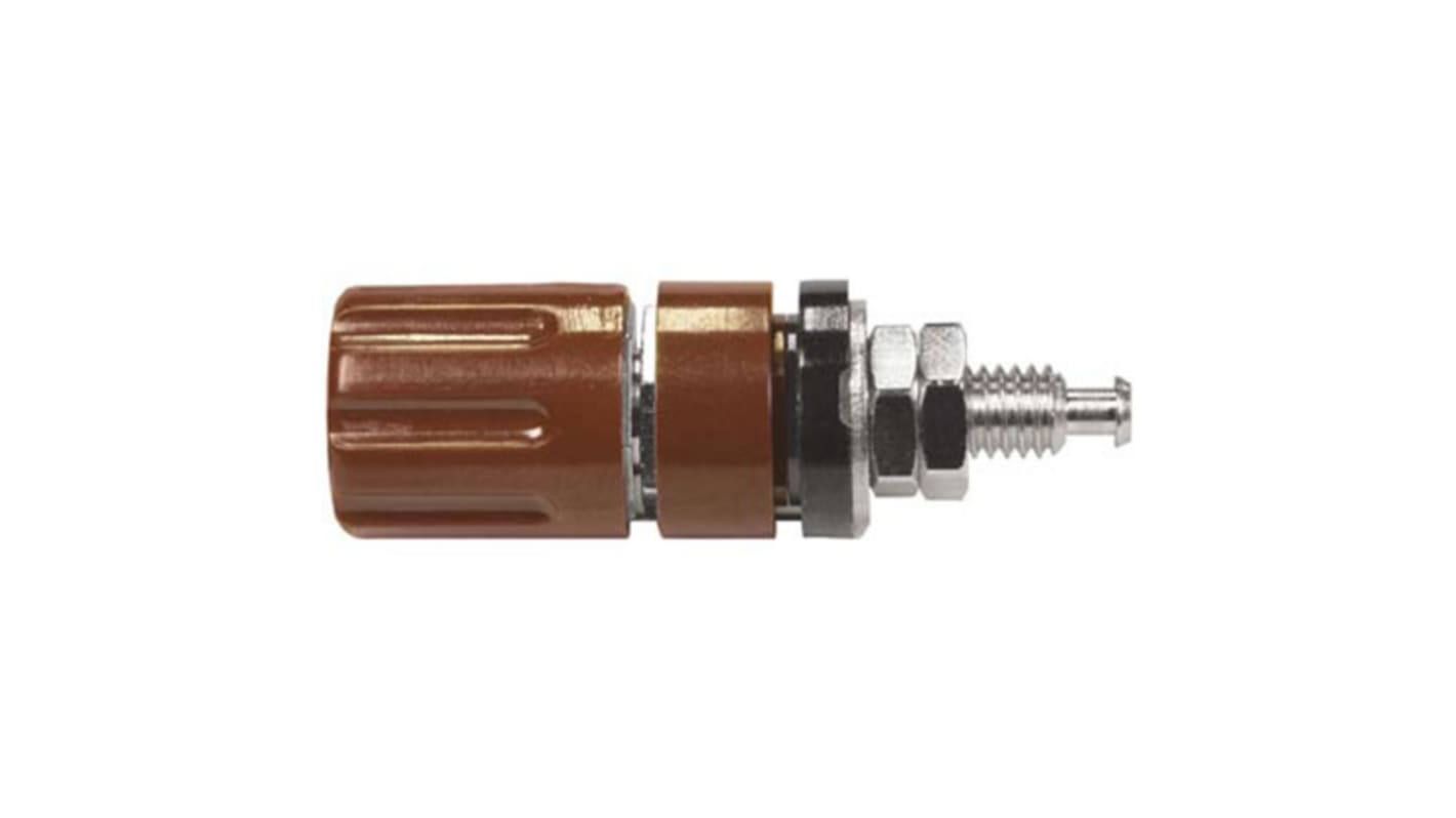 29-1 RED | Grayhill 15A, Red Binding Post With Brass Contacts and ...