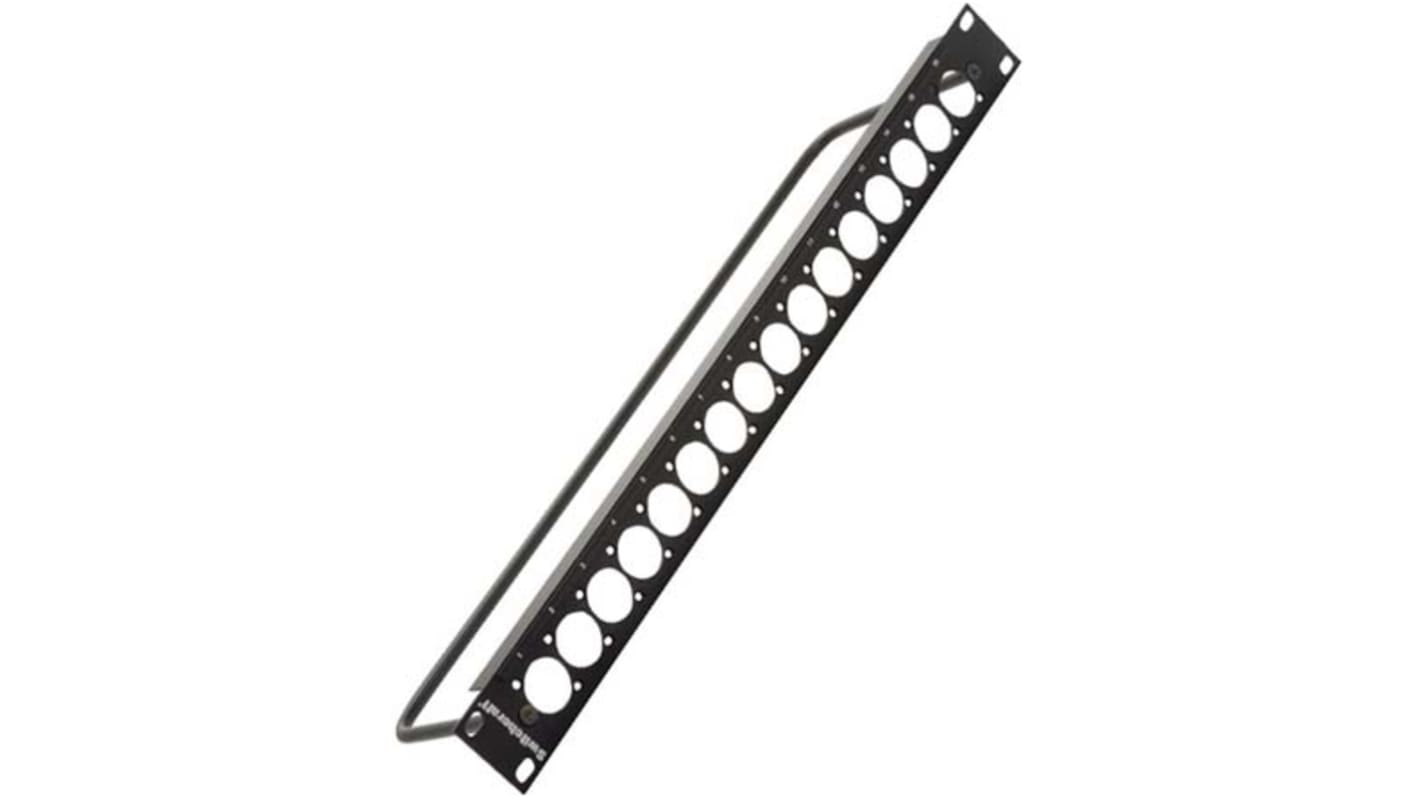QGPK1BX | XLR 16 Port Audio Patch Panel, 1U Rack Height | RS