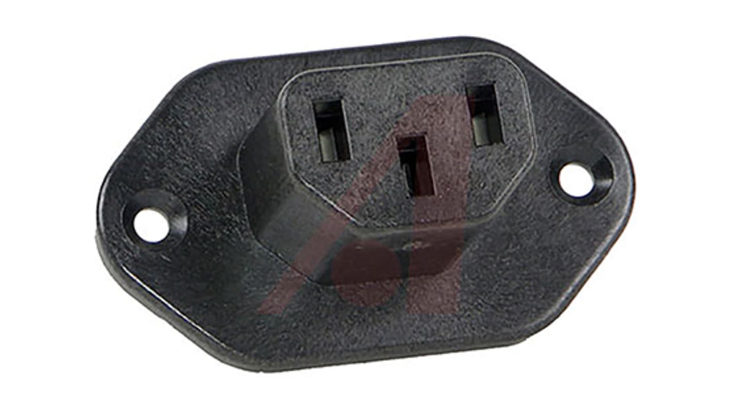 EAC325 | Switchcraft IEC Connector Panel Mount, Solder Lug Termination ...