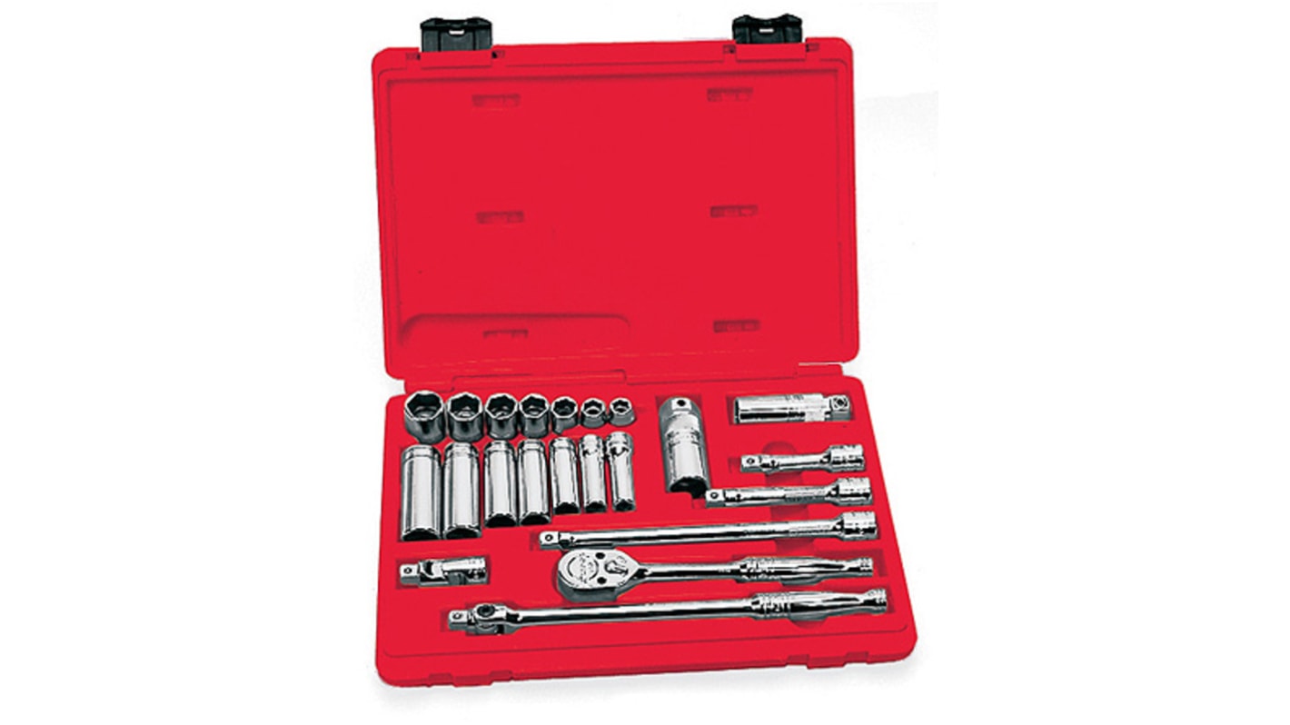 222AFSP | Snap-on 22-Piece Imperial 3/8 in Deep Socket/Standard Socket ...