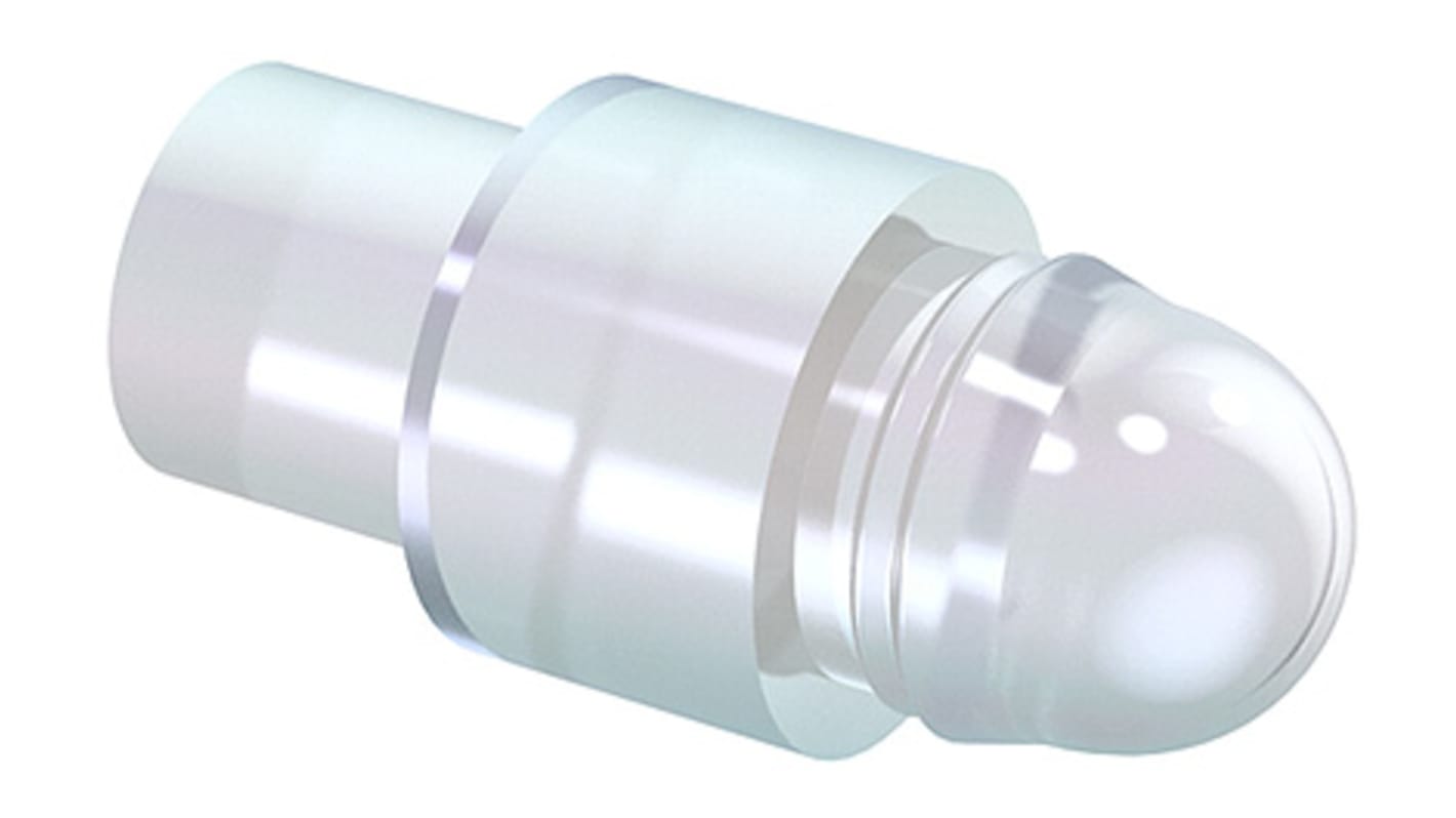 1265.1002 MENTOR, Rear Panel Mount LED Light Pipe, Clear Dome Lens | RS