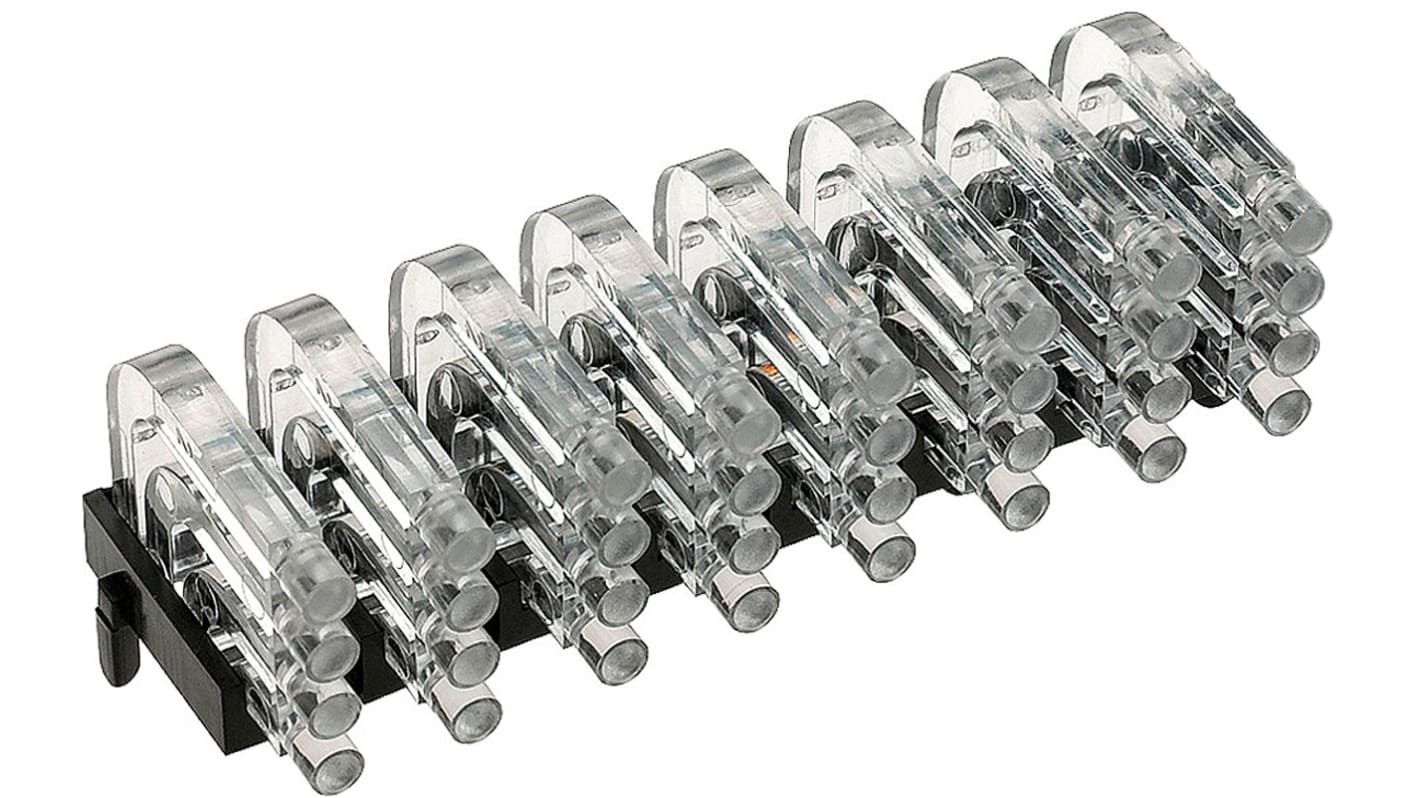 1296.1084 MENTOR, PCB Mounted 32-Way Right Angle LED Light Pipe, Quad ...