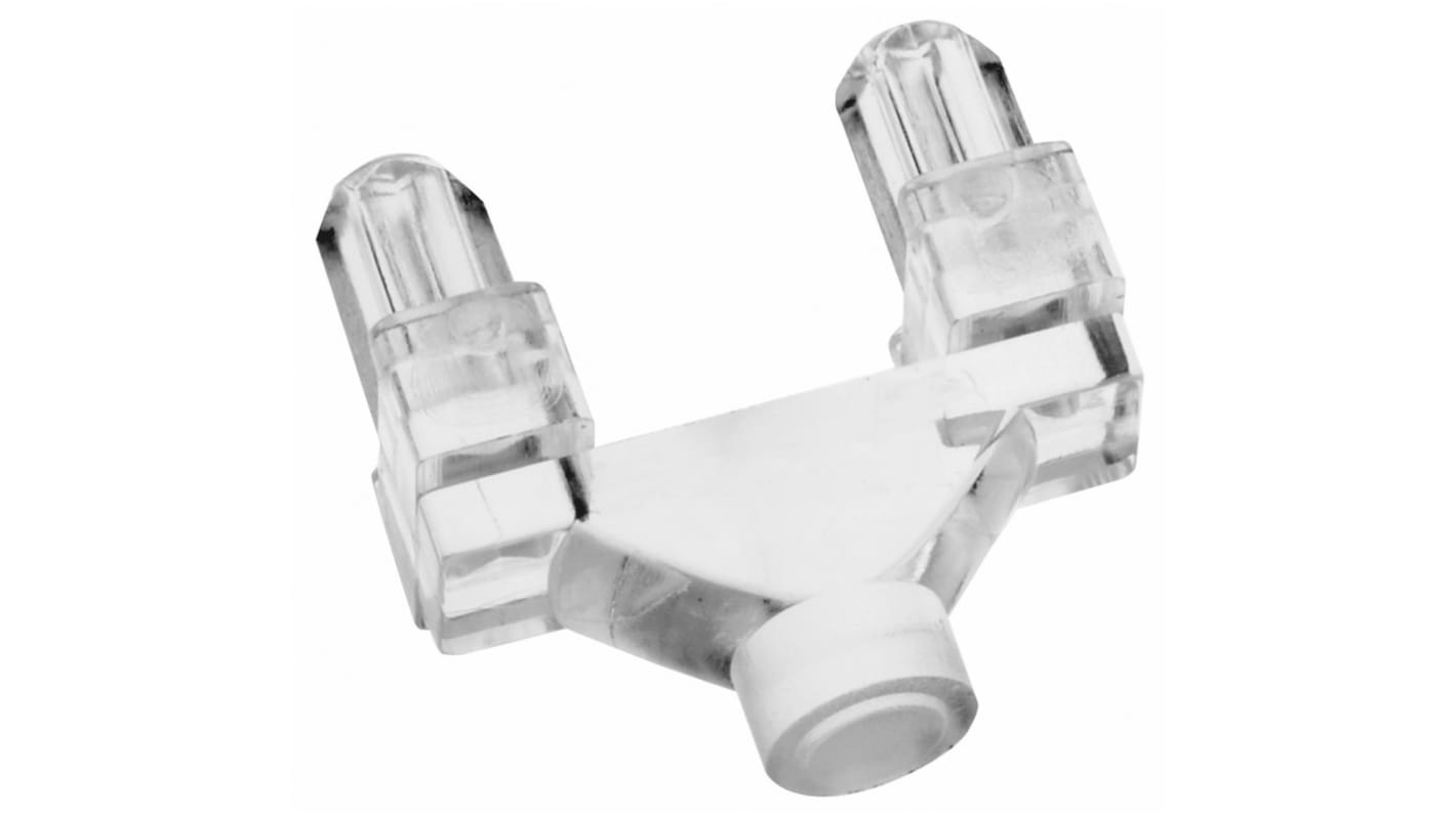 1281.1001 MENTOR, PCB Mounted LED Light Pipe, Clear Round Lens | RS