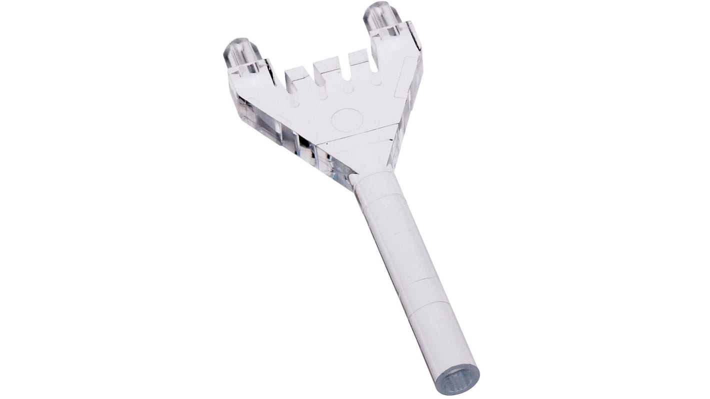 1294.1002 MENTOR, PCB Mounted LED Light Pipe, Clear Round Lens | RS