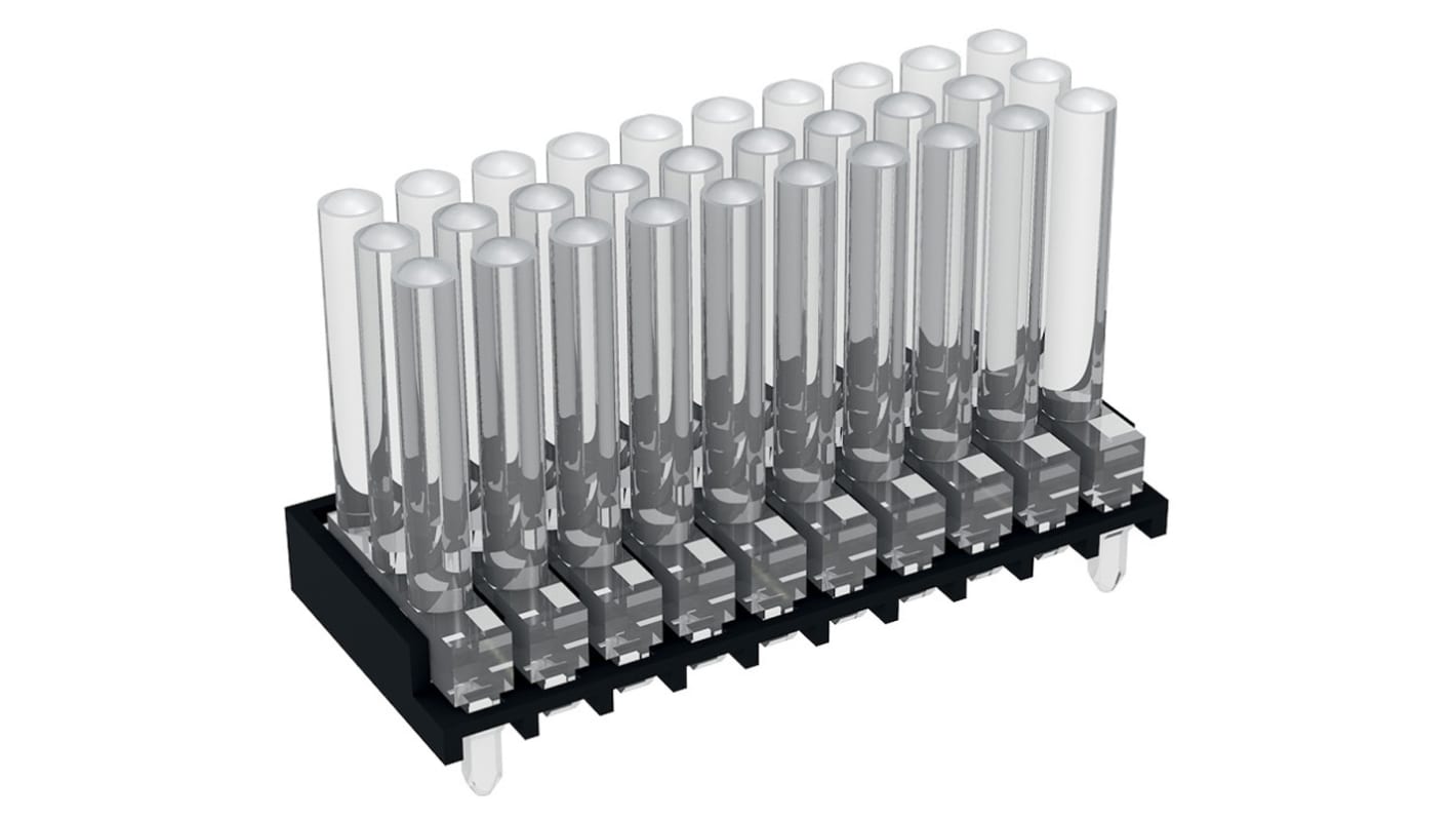 1296.7203 MENTOR, PCB Mounted 30-Way LED Light Pipe, Tri-Level-Row ...