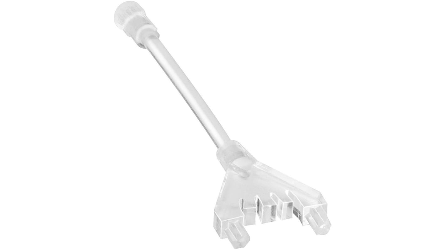 1294.2000 MENTOR, PCB Mounted Flexible LED Light Pipe, Clear Round Lens ...