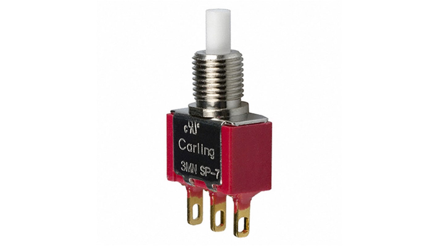 3MN-SP-7-P1-B11-M1GE | Carling Technologies Miniature Push Button Switch, Momentary, Panel Mount ...