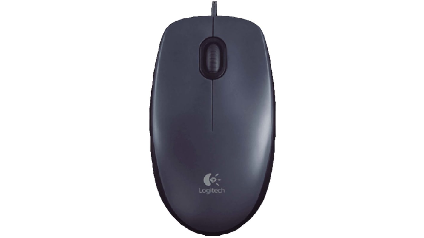 910-001602 | Logitech M100 3 Button Wired Optical Mouse | RS
