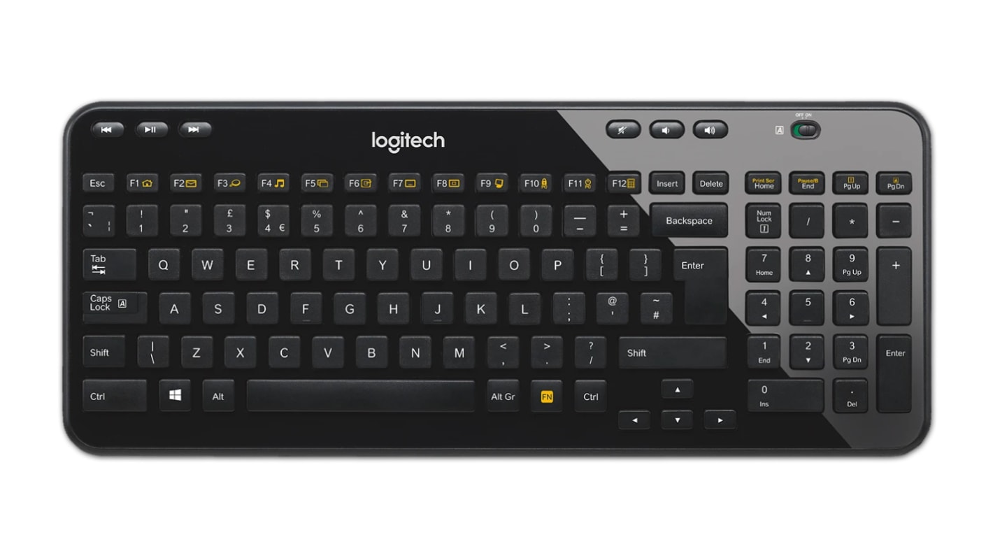 920-003082 | Logitech K360 Wireless Compact Keyboard, QWERTY (UK ...