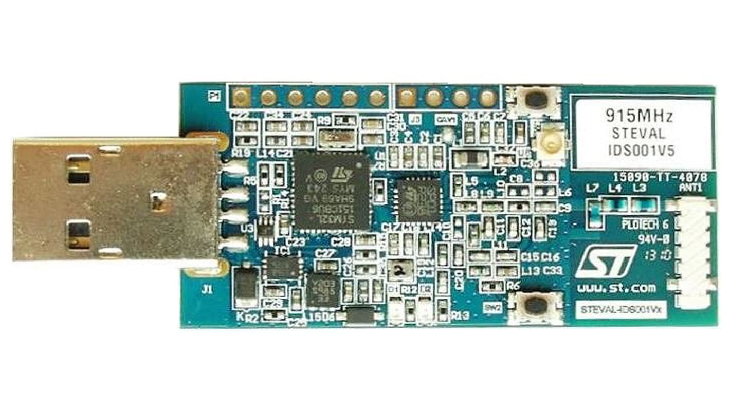 STMicroelectronics SPIRIT1 STM32L RF Transceiver USB Stick 915MHz STEVAL-IDS001V5 | RS