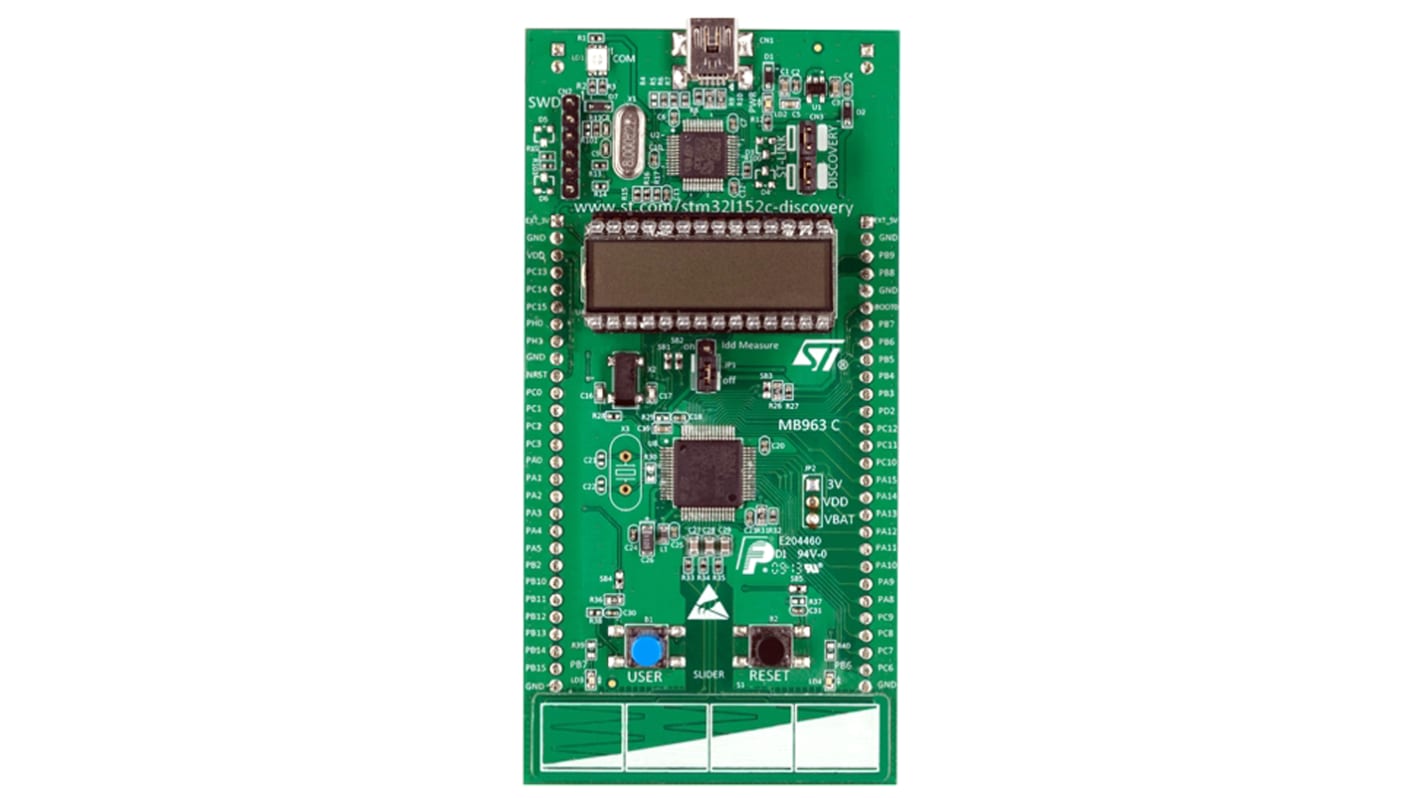 STMicroelectronics Discovery MCU Development Kit STM32L152C-DISCO | RS