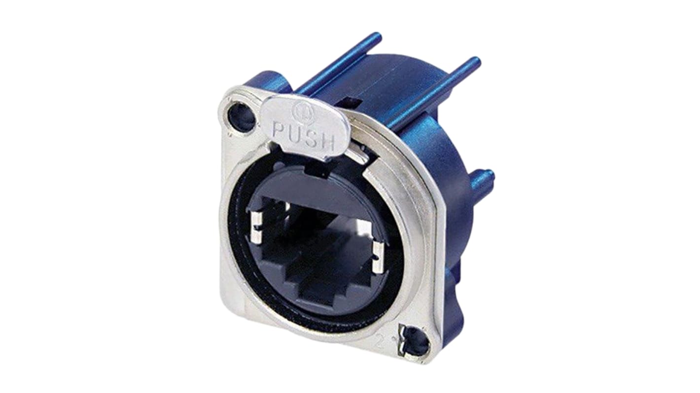 NE8FBH | Neutrik etherCON Series Female RJ45 Connector, PCB Mount, Cat6 ...