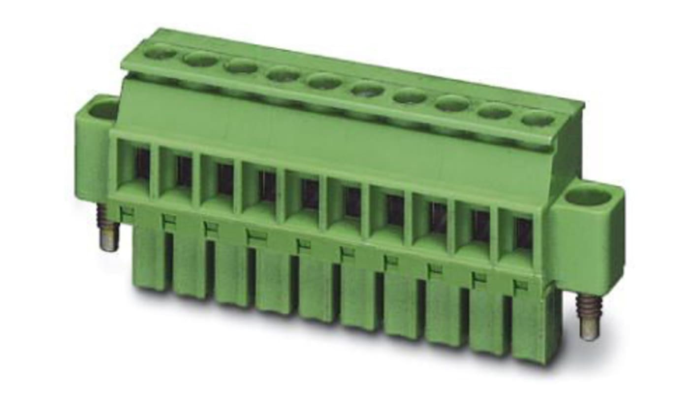 1828618 | Phoenix Contact 3.81mm Pitch 14 Way Pluggable Terminal Block ...