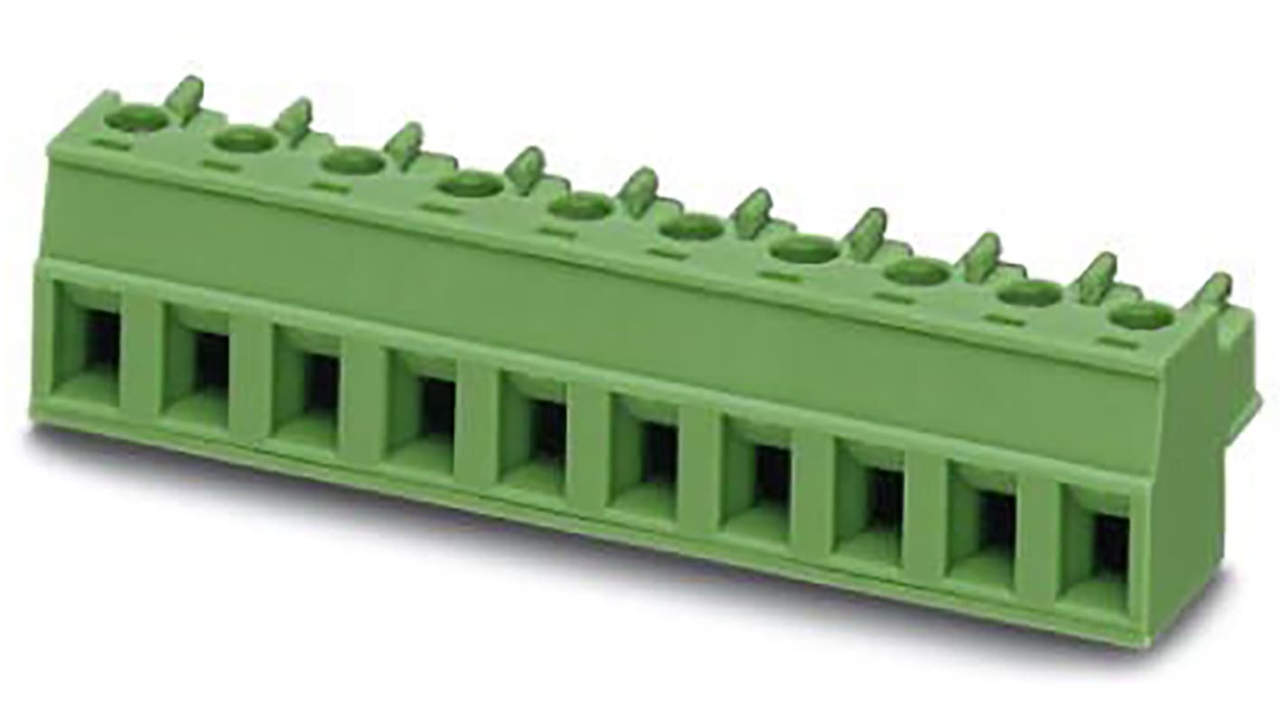 1836134 | Phoenix Contact 5.08mm Pitch 8 Way Pluggable Terminal Block ...