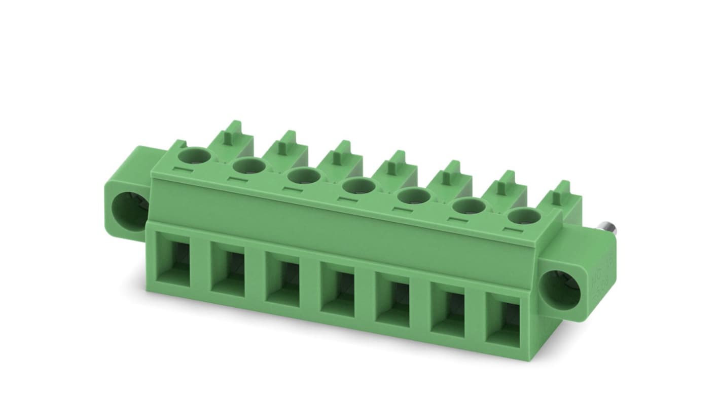 1847408 | Phoenix Contact 5.08mm Pitch 7 Way Pluggable Terminal Block ...