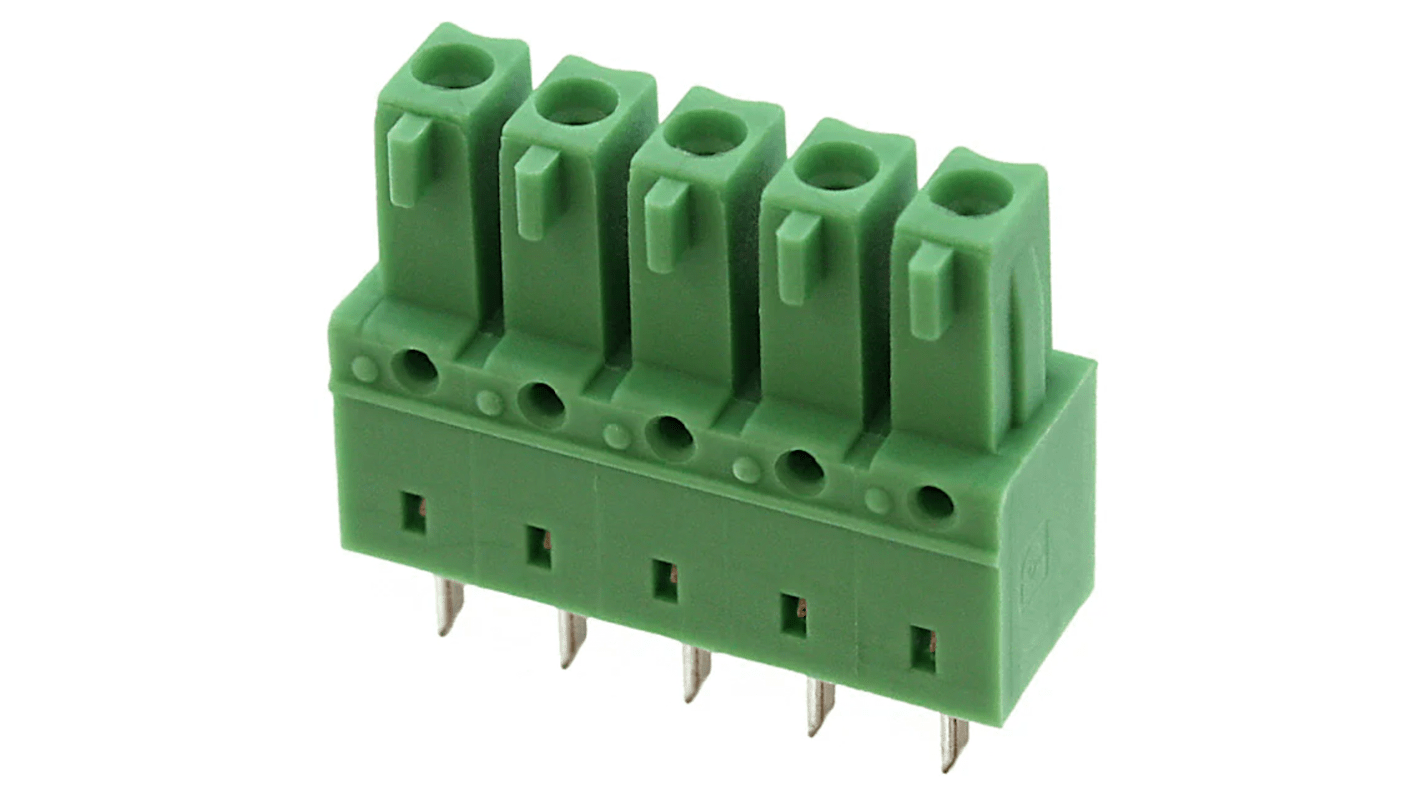 1875454 | Phoenix Contact 3.81mm Pitch 5 Way Pluggable Terminal Block ...