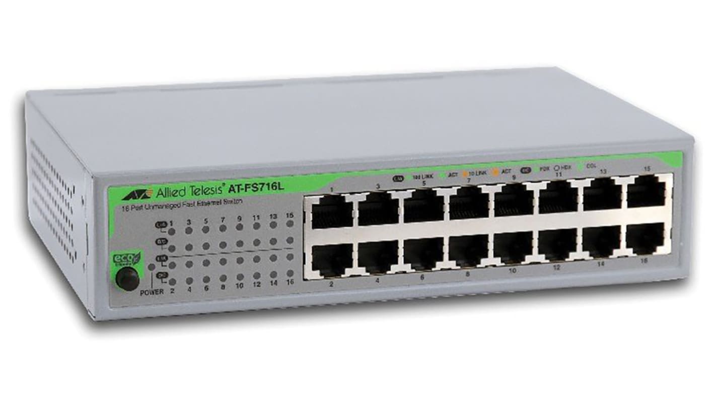 AT-FS716L-30 | Allied Telesis 16 Port Ethernet Switch | RS