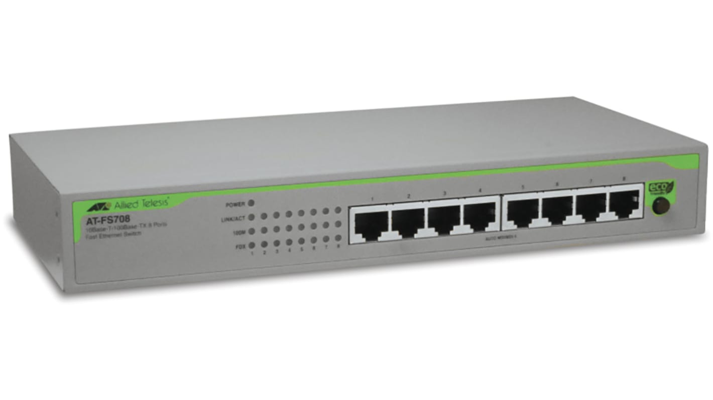 AT-FS708-30 (AT-FS708) (00990-01147-30) | Allied Telesis Network Switch ...