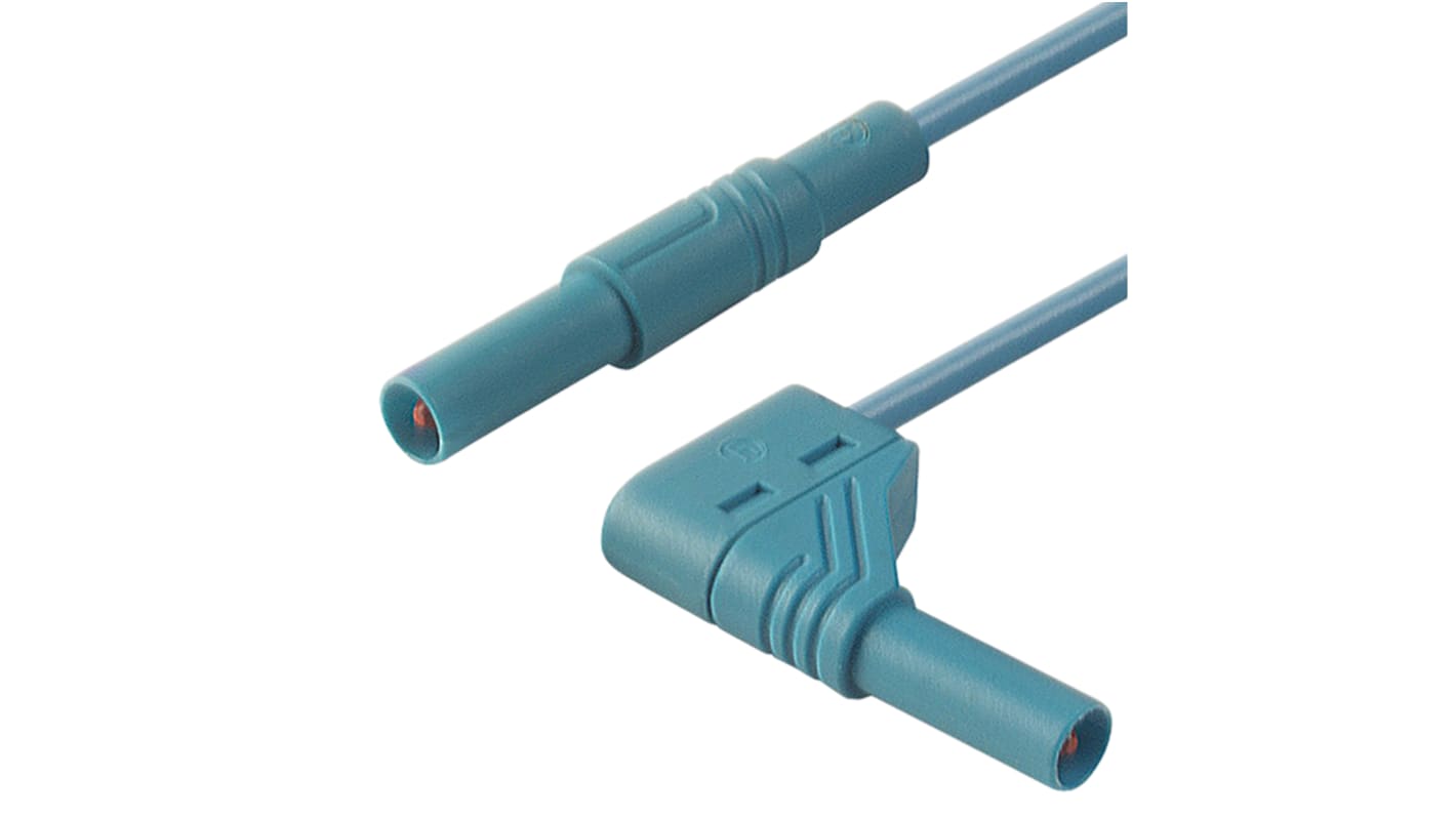 934085102 | Hirschmann Test & Measurement, 32A, 1000V ac/dc, Blue, 2m ...