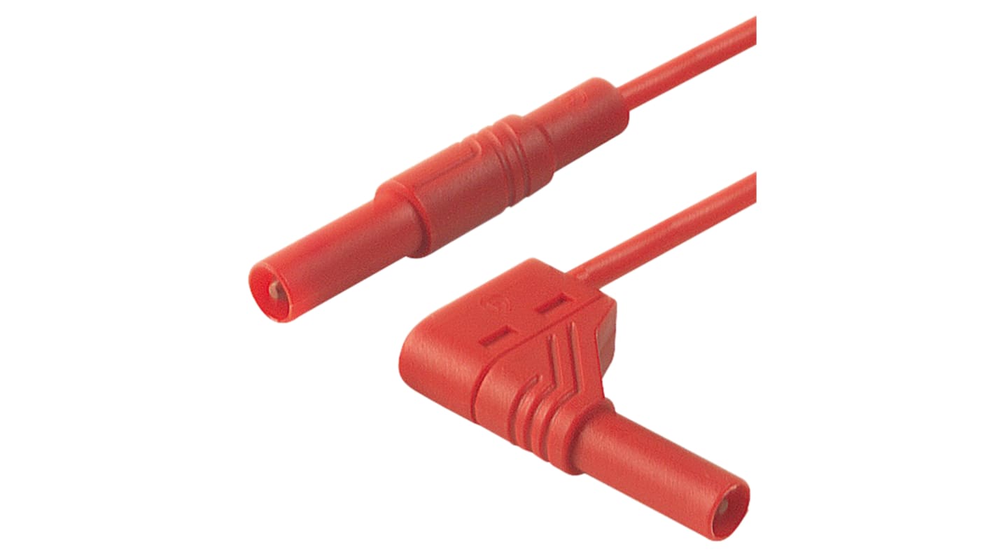 934085101 | Hirschmann Test & Measurement, 32A, 1000V ac/dc, Red, 2m ...