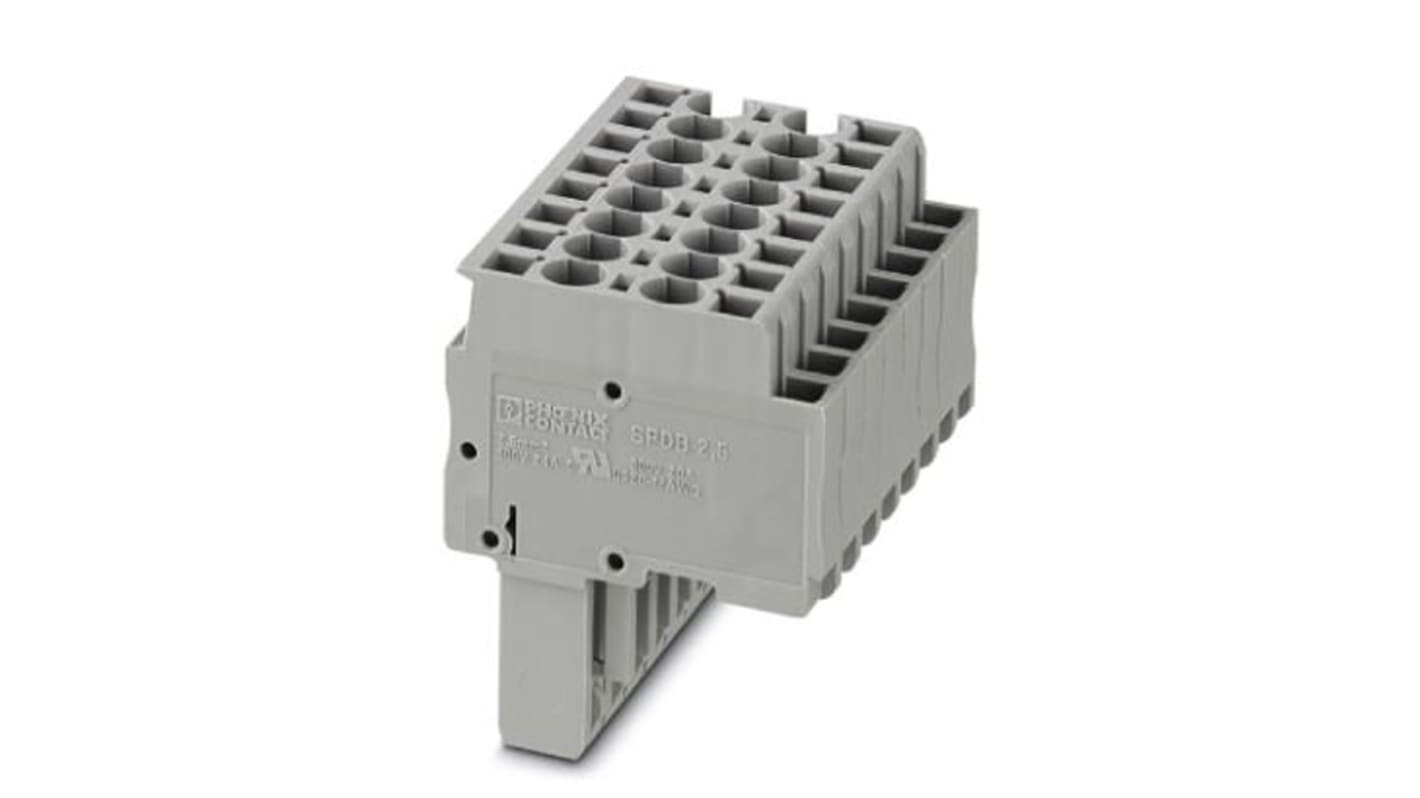 3040478 | Phoenix Contact 8 Way Pluggable Terminal Block, Plug, Spring ...