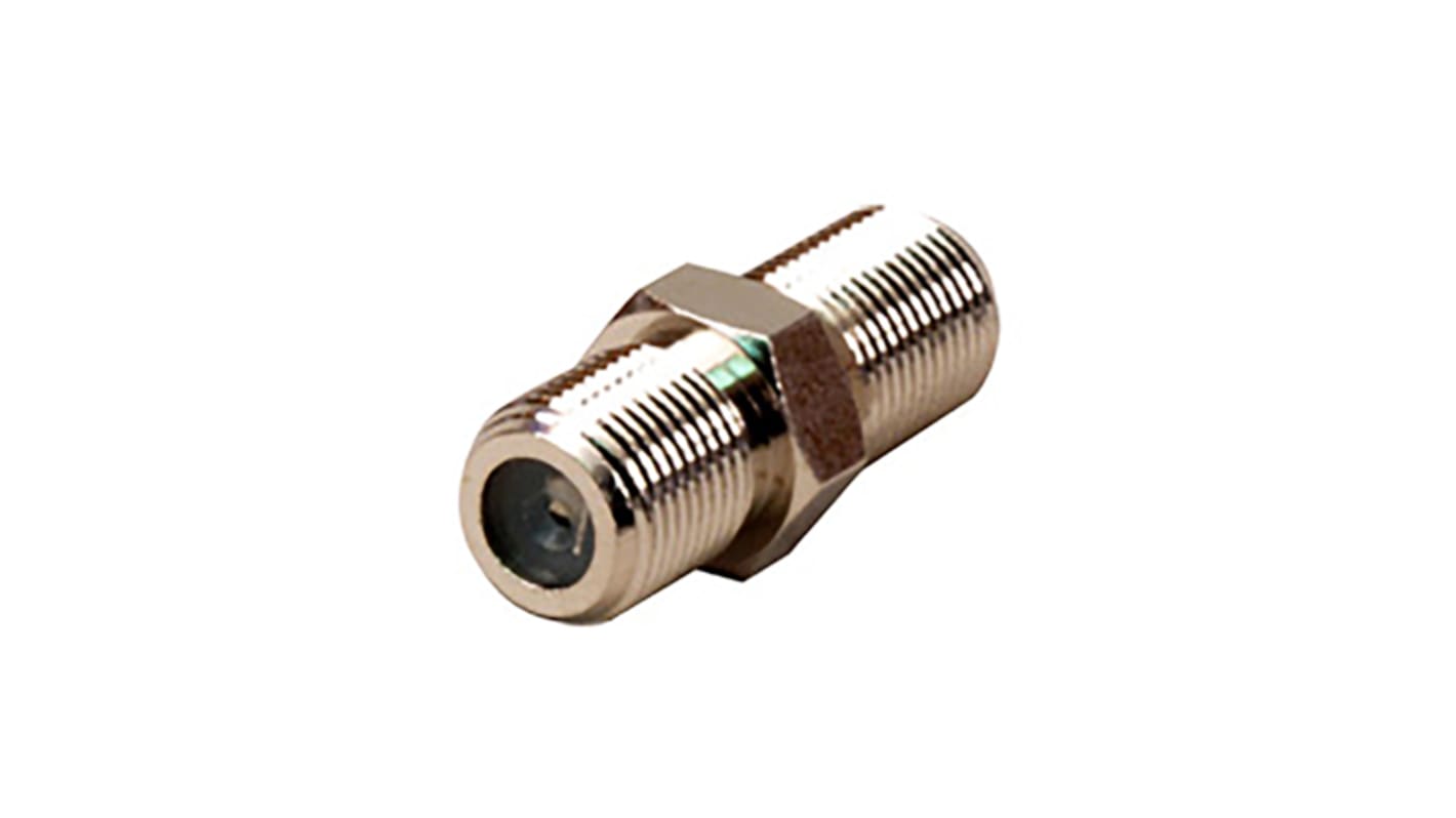 25-7200L | Cinch Straight 75Ω RF Adapter Type F Socket to Type F Socket ...