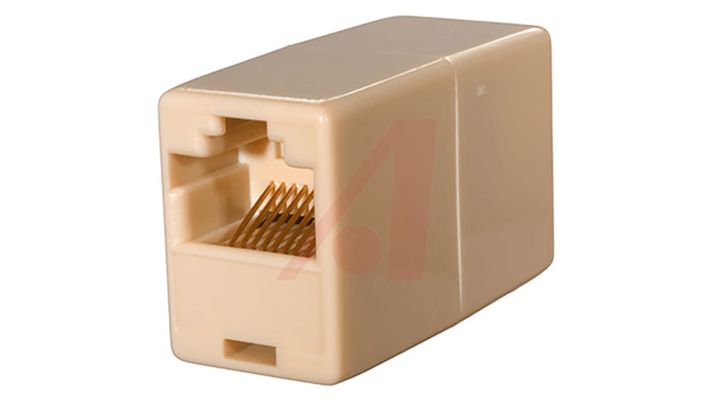 30-1008KUL | Cinch Single-Port RJ45 Coupler, Cat3, Unshielded | RS