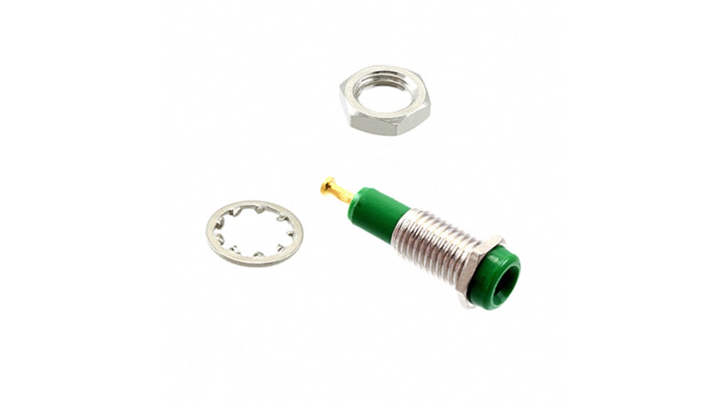 105-0204-200 | Cinch Connectors Green Female Test Socket, 2mm Connector ...