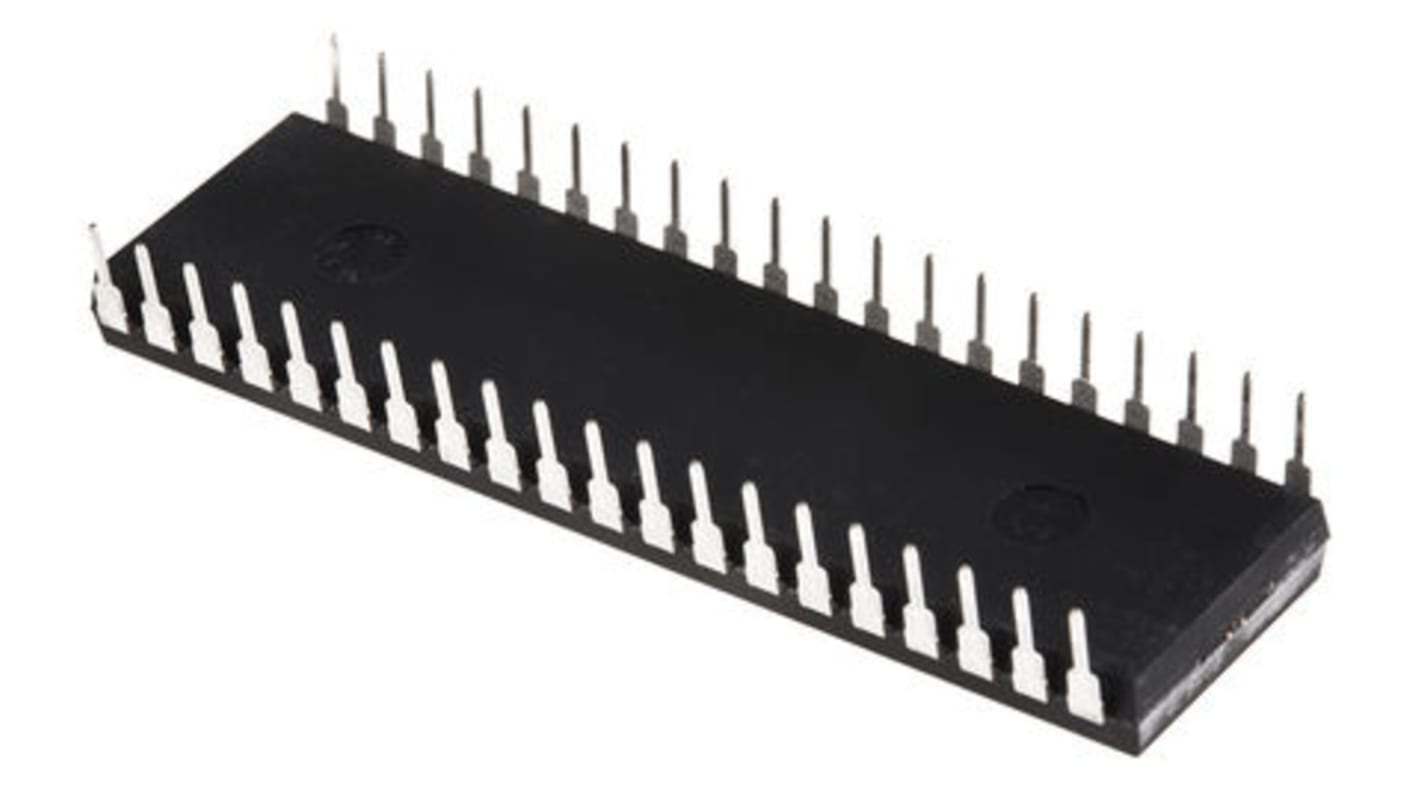 Microchip PIC18F4525-I/P, 8bit PIC Microcontroller, PIC18F, 40MHz, 1.024 kB, 48 kB Flash, 40-Pin ...