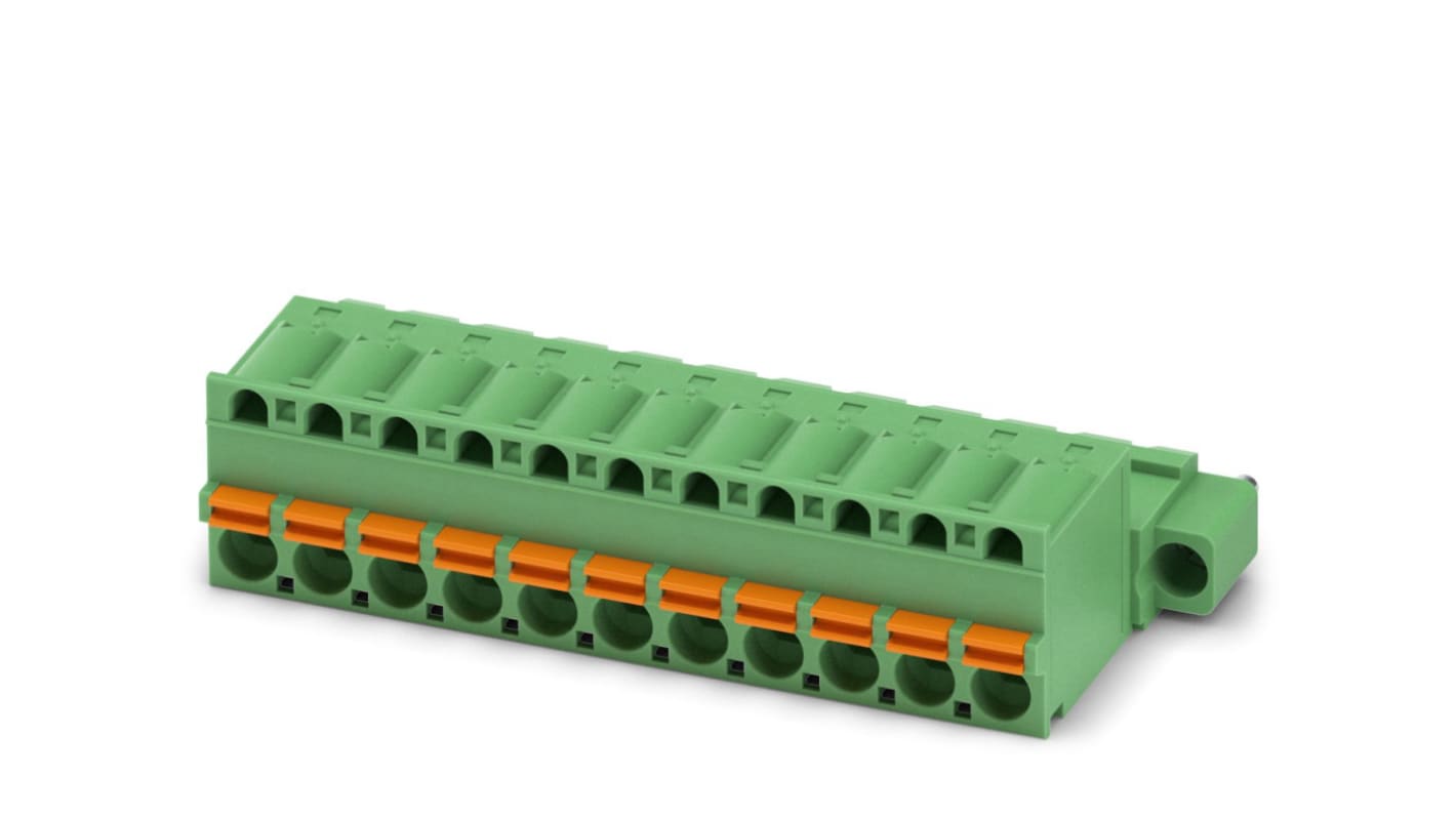 1873595 | Phoenix Contact 5.08mm Pitch 11 Way Pluggable Terminal Block ...