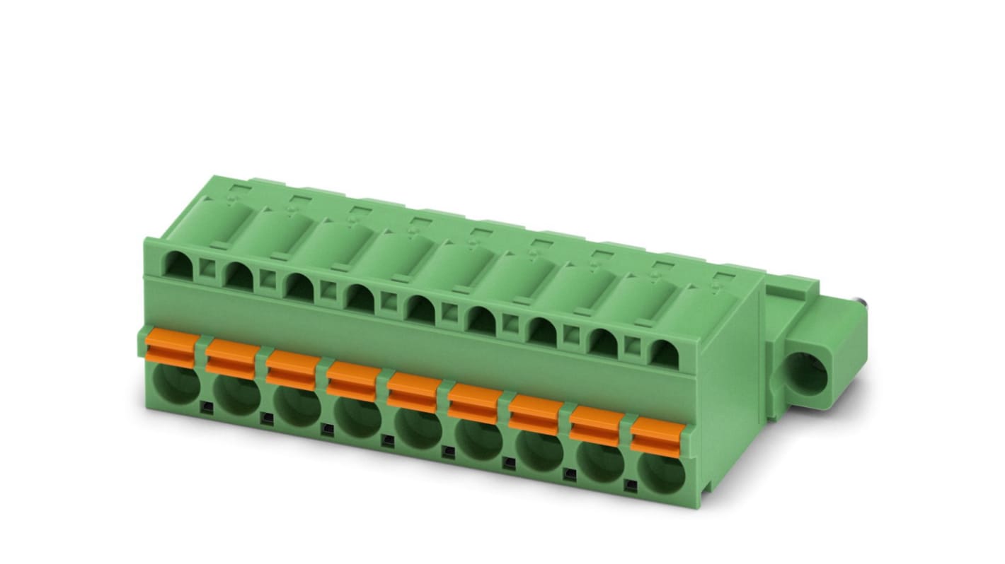 1873579 | Phoenix Contact 5.08mm Pitch 9 Way Pluggable Terminal Block ...