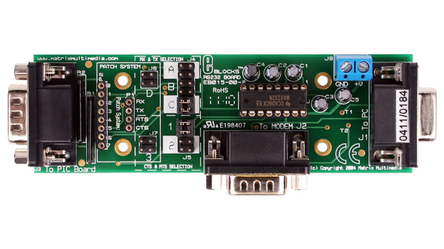 Matrix Technology Solutions Demonstration Board, E-blocks RS-232 ...