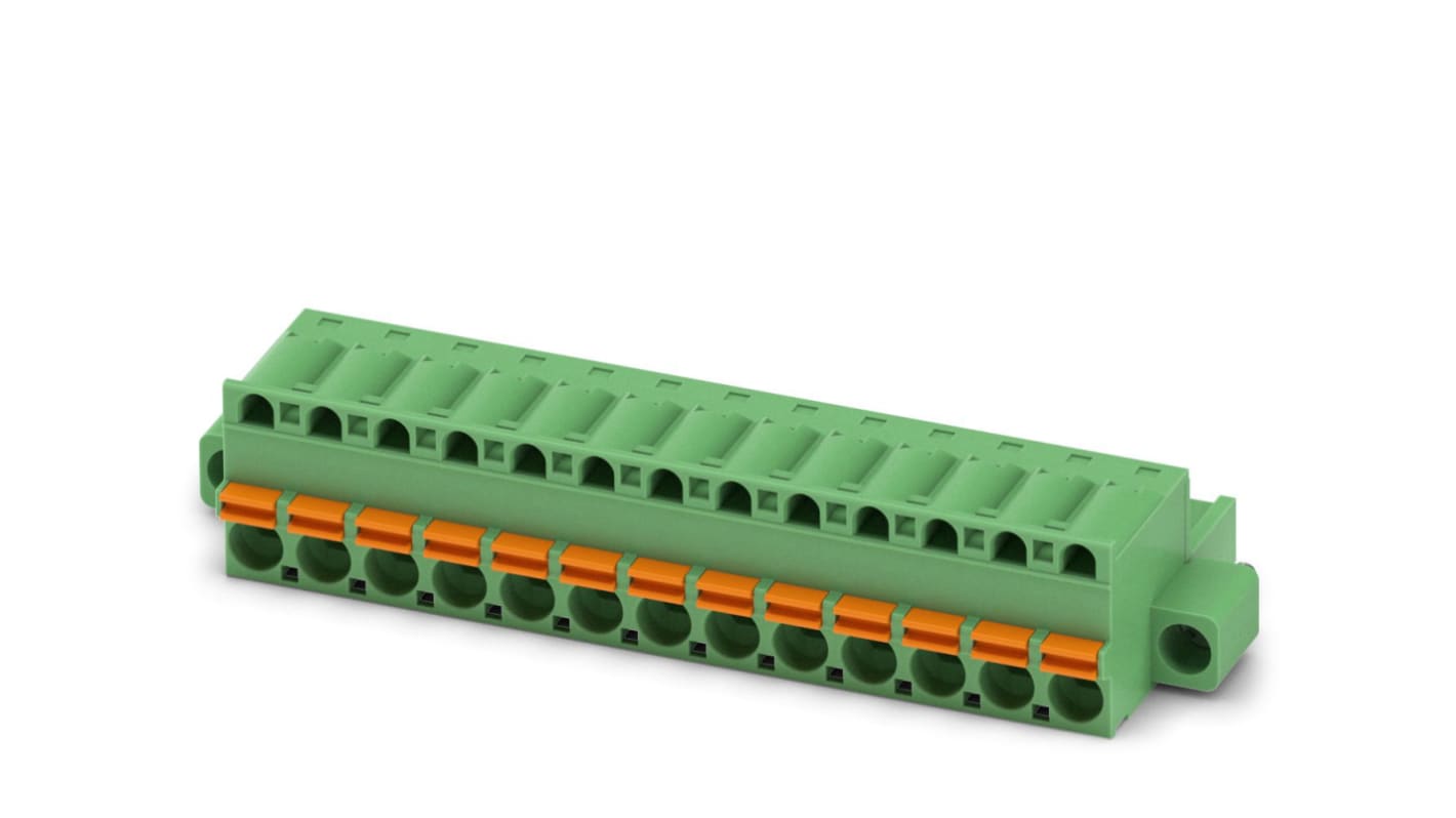 1910636 | Phoenix Contact 5mm Pitch 13 Way Pluggable Terminal Block ...