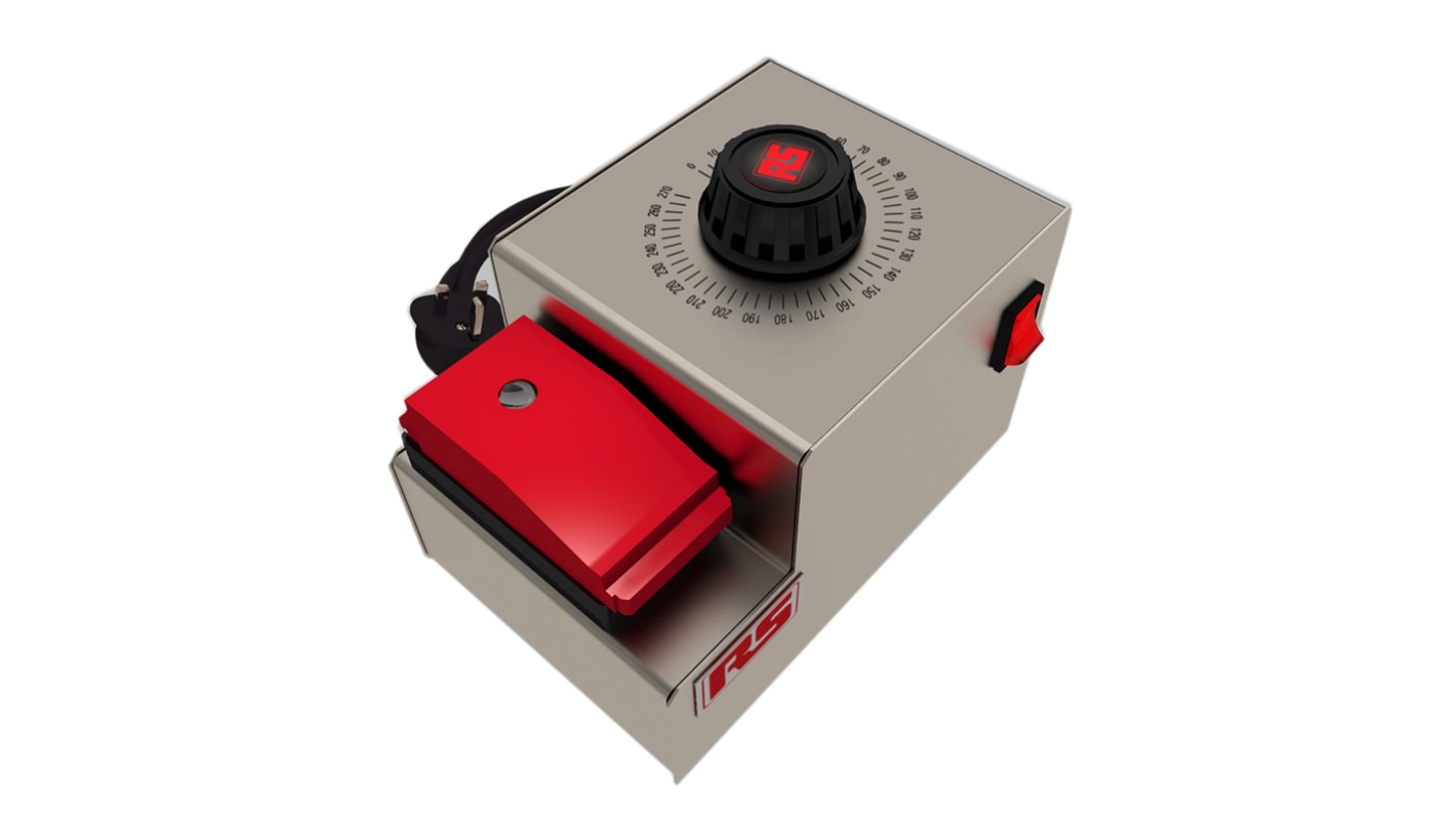 RS PRO 1 Phase 2.4kVA Variac, 240V ac, 10A | RS