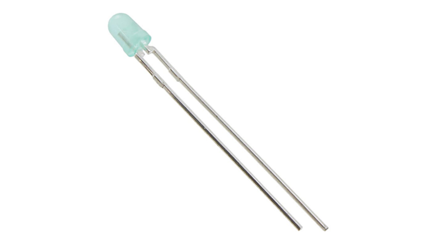 4300F5LC | VCC Green LED Reflector Bulb, 2.2V, bi-pin Base, 3.05mm ...