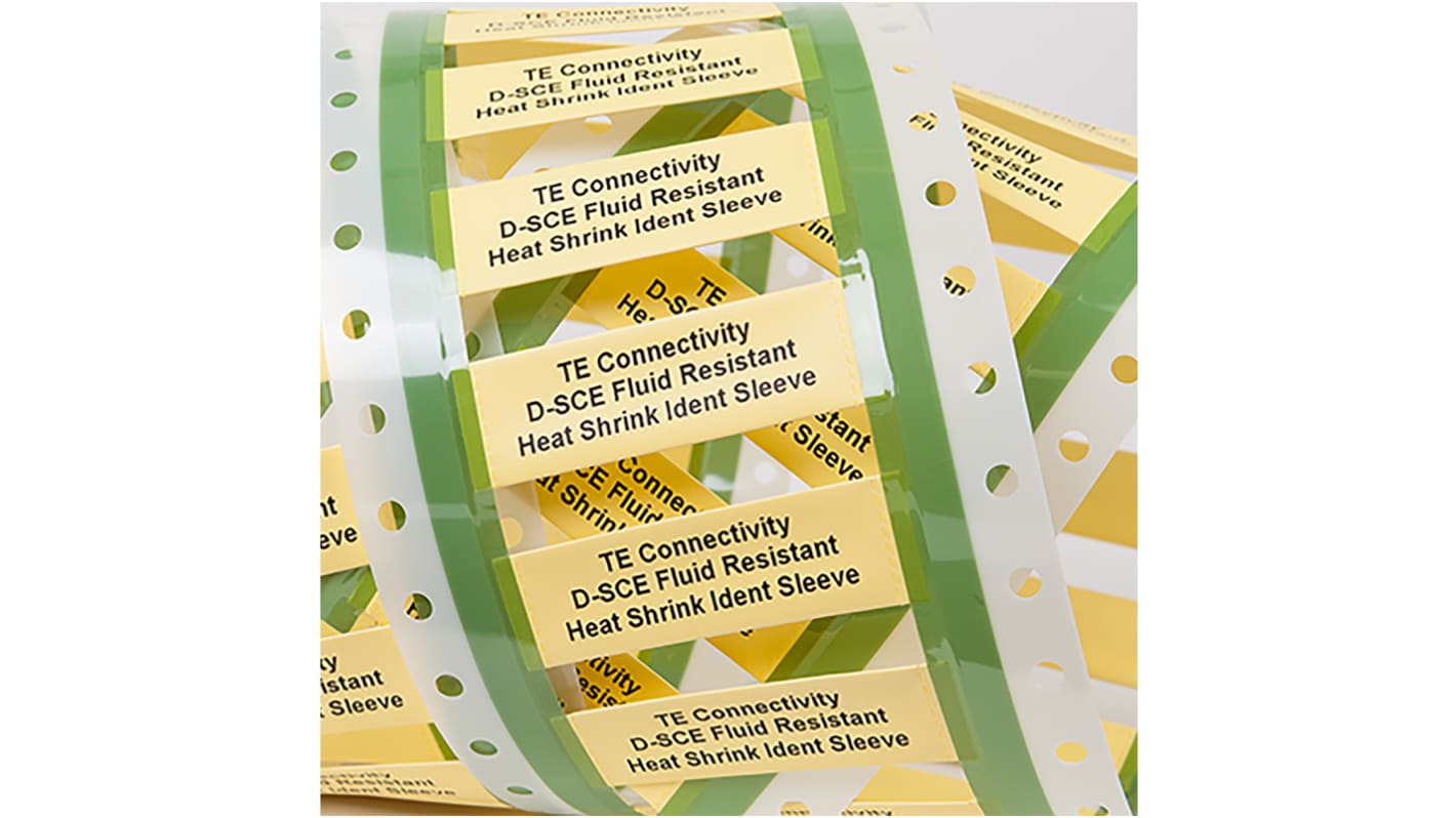 D-SCE-1K-4.8-50-9 | TE Connectivity D-SCE White Heatshrink Labels, 50mm ...