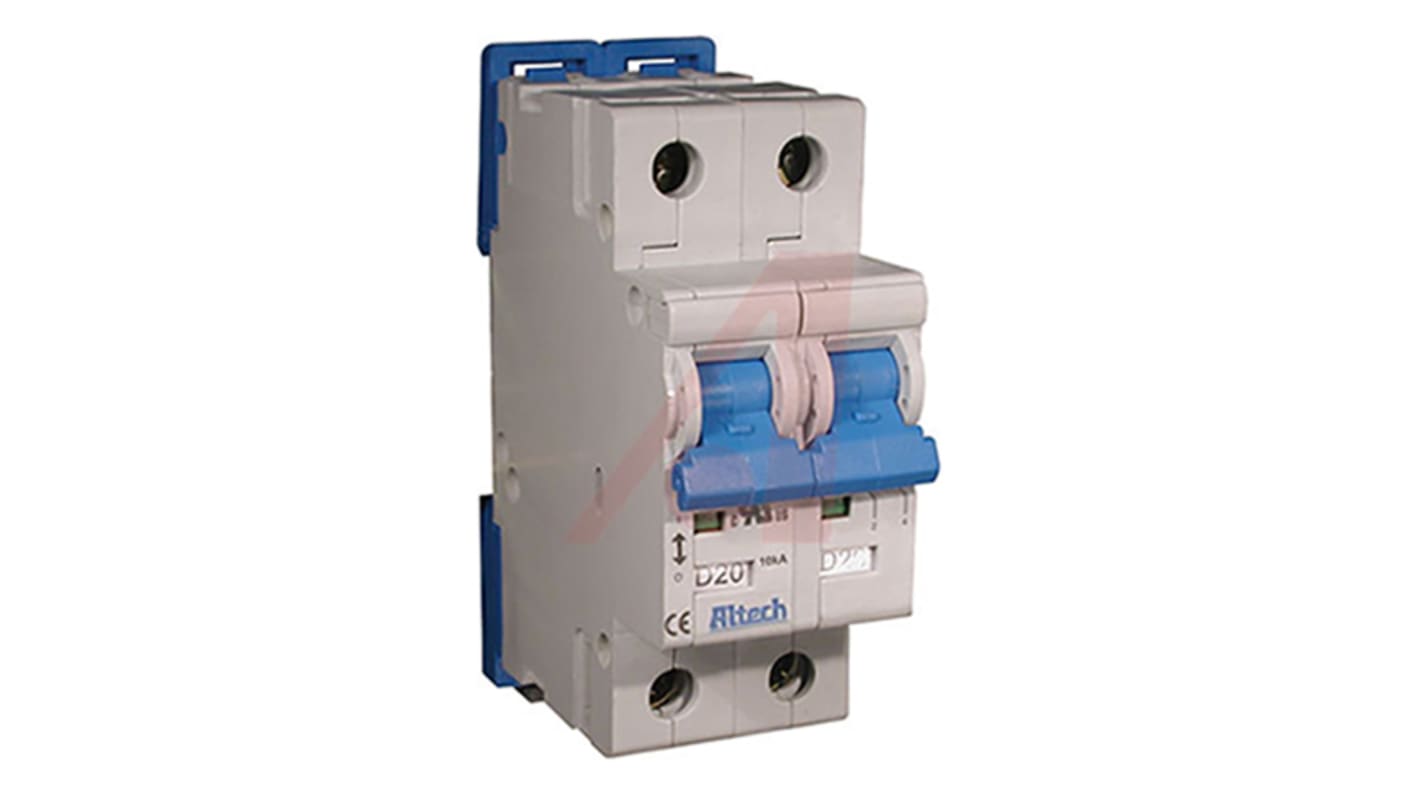 2BU63R | Altech Thermal Magnetic Circuit Breaker - R 2 Pole 480Y/277V ...