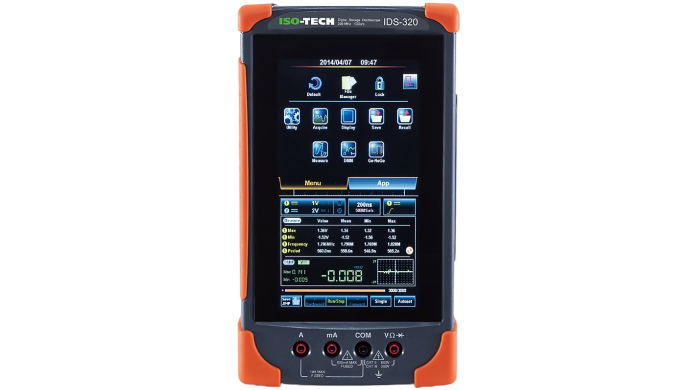 ISO-TECH GDS-300 Series Digital Digital Storage, Portable Oscilloscope ...