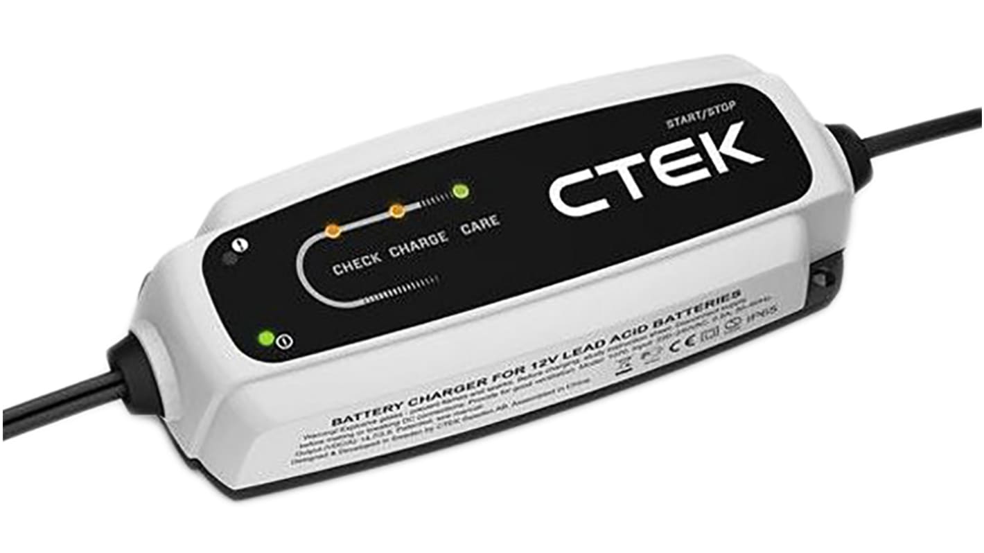 CTEK CT5 Start&Stop Battery Charger For Lead Acid 12 V 12V 3.8A with EU ...