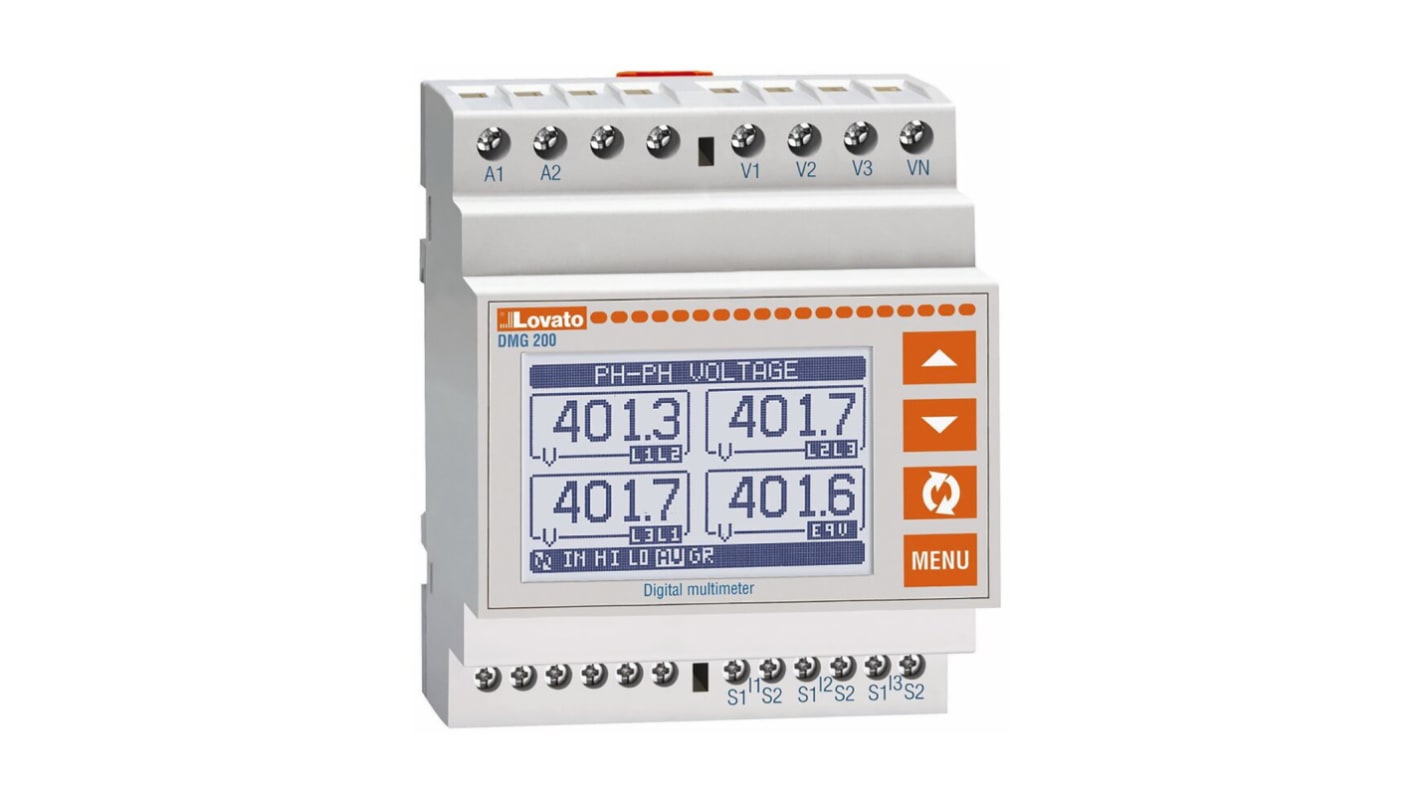 DMG210 | Lovato DMG LCD Digital Panel Multi-Function Meter | RS