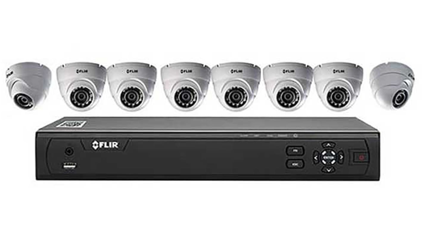 M3108E3C8P | FLIR IR CCTV System, 8 Camera Connections, IP | RS