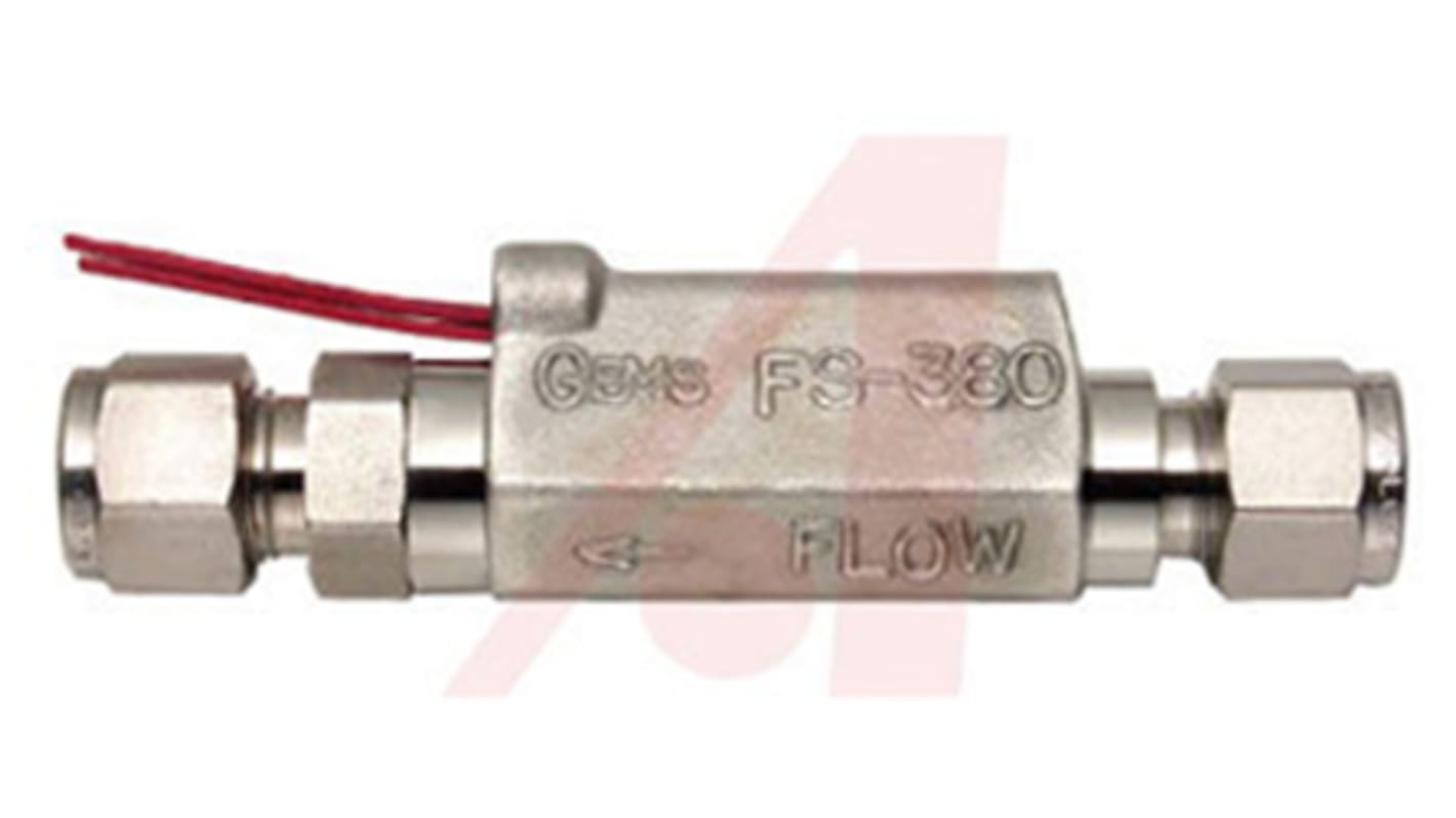 177594 | Gems Sensors FS-380 Series Piston Flow Switch for Liquid, 1 ...