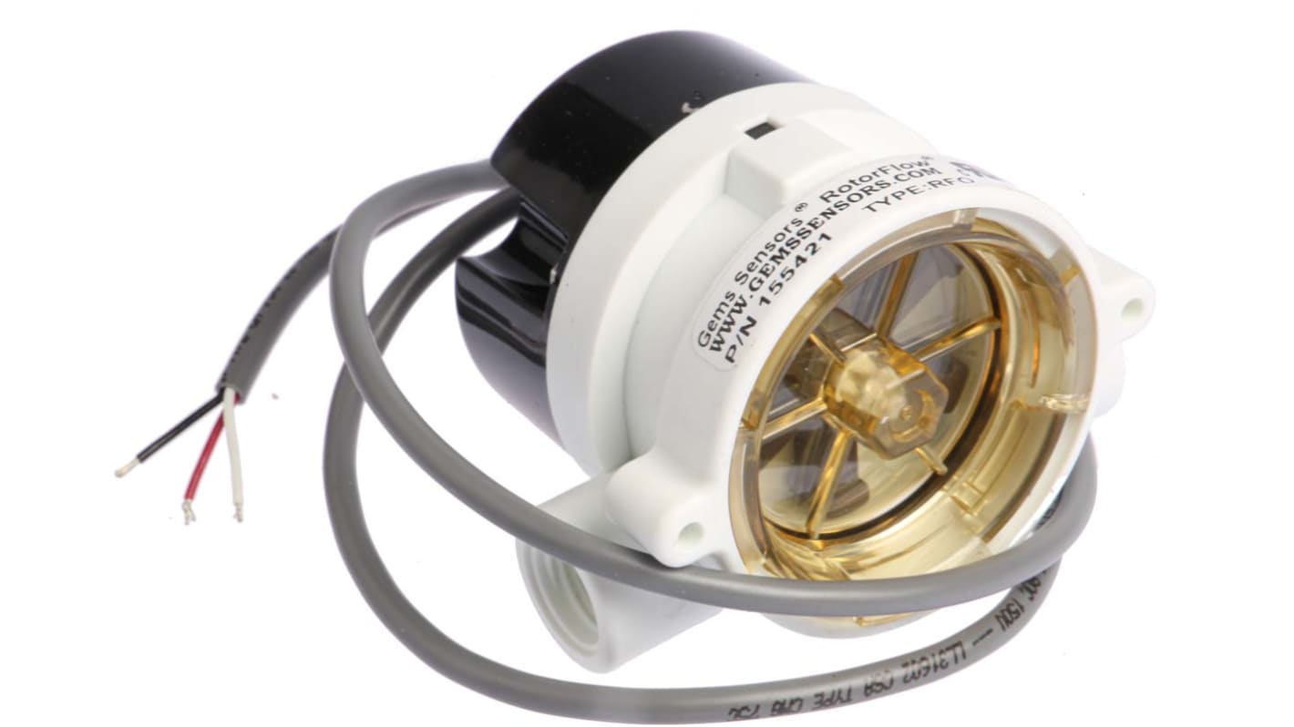 155421 | Gems Sensors RFO Series RotorFlow Electronic Flow Sensor for ...