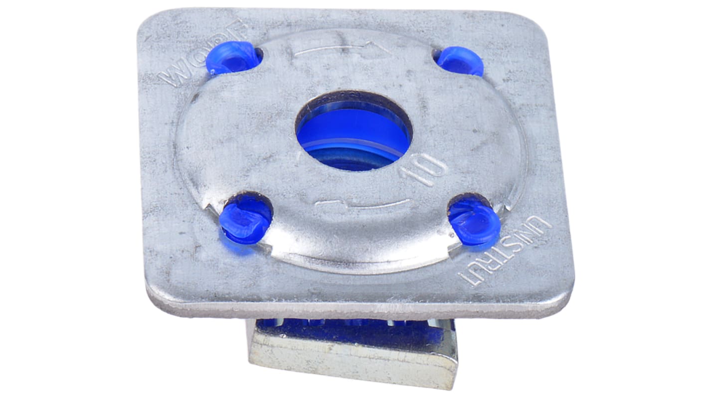 15807T | Unistrut Channel Nut, M10 x 41mm, Nut Base Dimensions 40 x ...