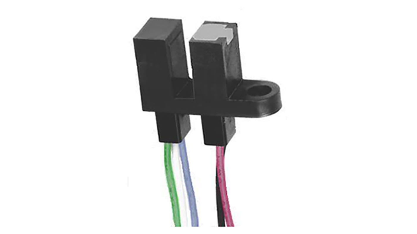 OPB990P11Z Optek, Panel Mount Slotted Optical Switch, Transistor Output ...